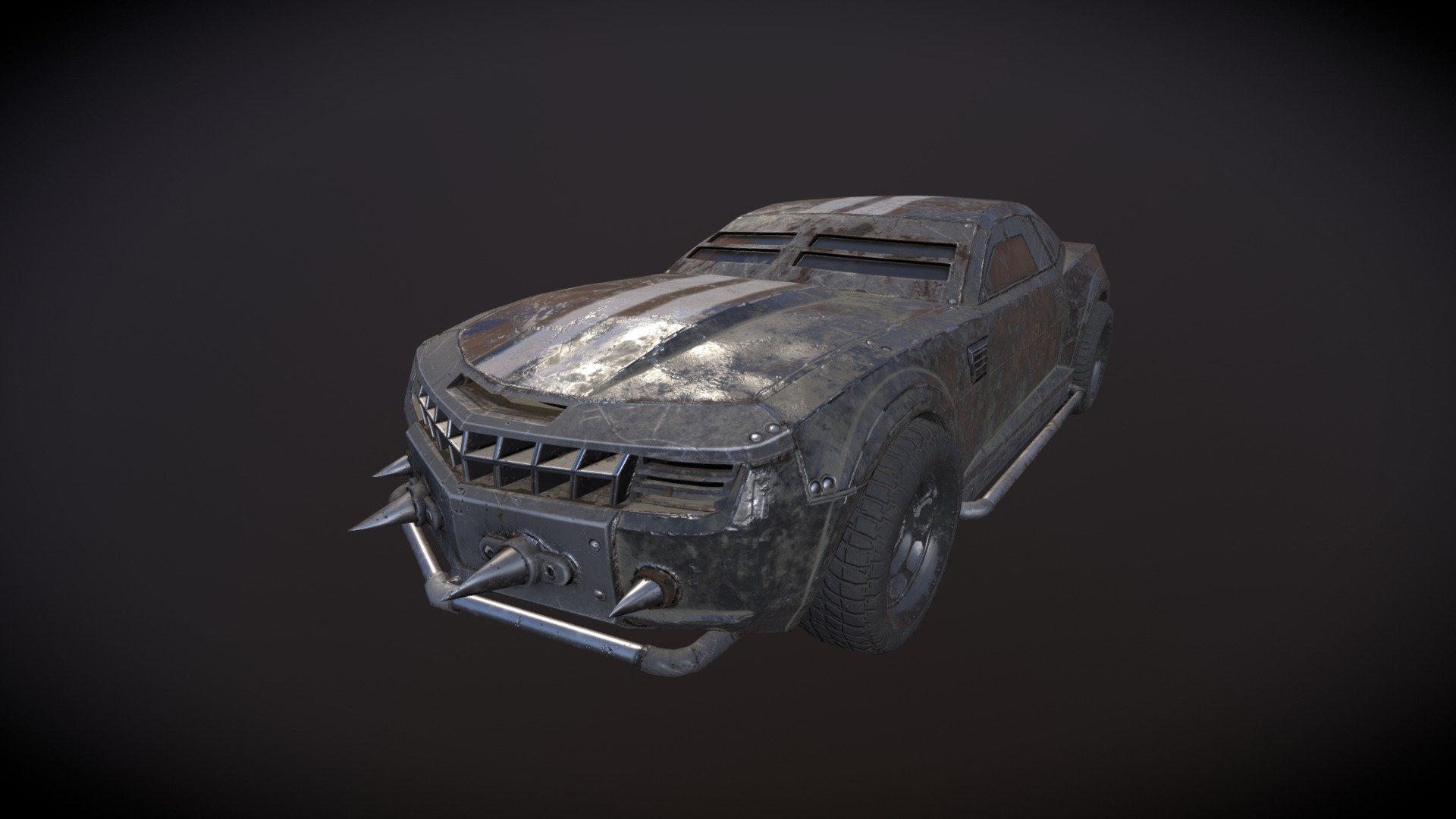 Game-Ready Armored Battlecar - 3D model by korben_dallas [c20ab24 ...