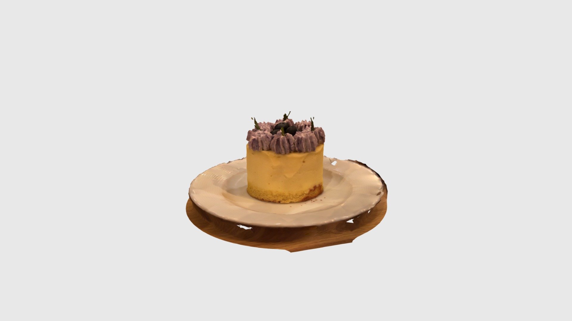 BlueBerry Cake - Download Free 3D model by ahhmadmm [c20b1e5] - Sketchfab