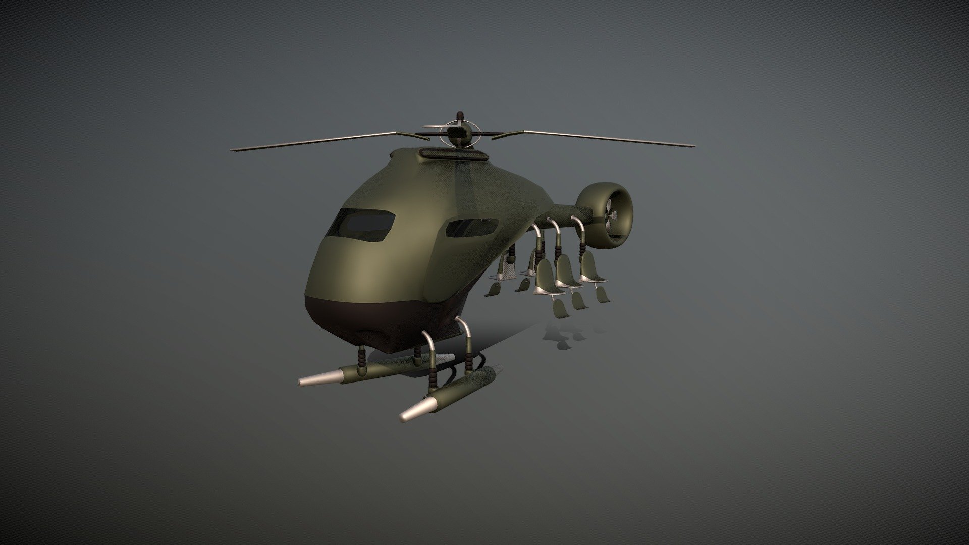 Helicopter - Download Free 3D model by VertaScan [c20b296] - Sketchfab