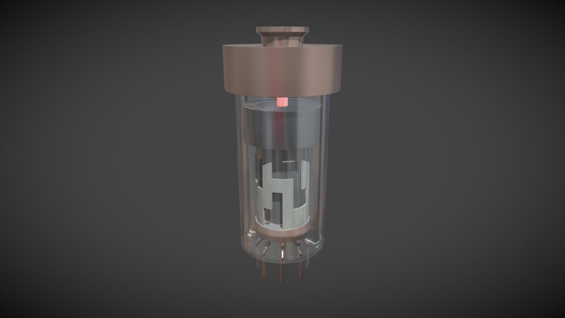 Vacuum Tube - 3D model by speterson [c20c655] - Sketchfab