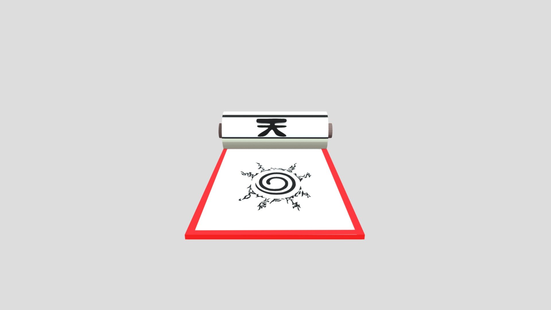 Parchment fanart from naruto - 3D model by pedrohmm123 [c20c954 ...