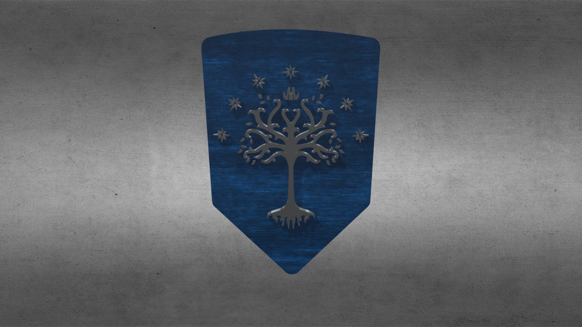 Gondor shield - 3D model by jordillobre [c20d6df] - Sketchfab