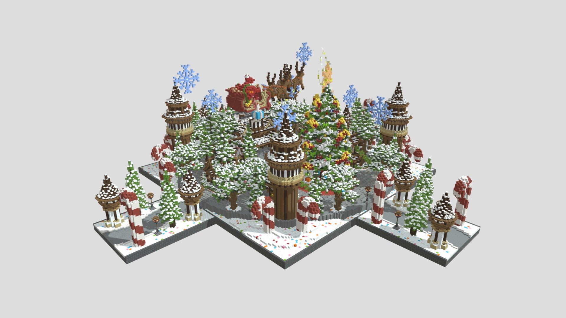 CHRISTMAS HCF Spawn - 3D model by AstrumProjects [c20e2d1] - Sketchfab