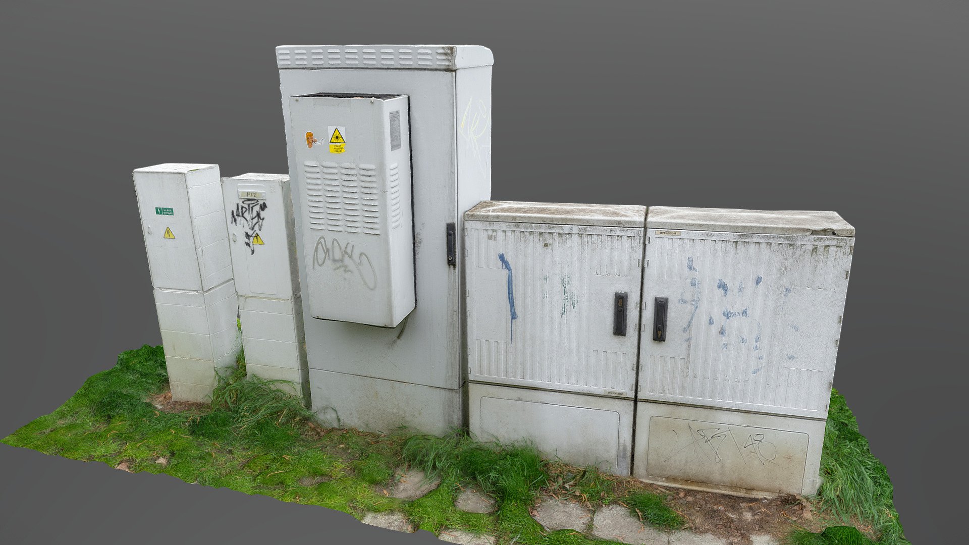 Telecom box - 3D model by matousekfoto [c211195] - Sketchfab