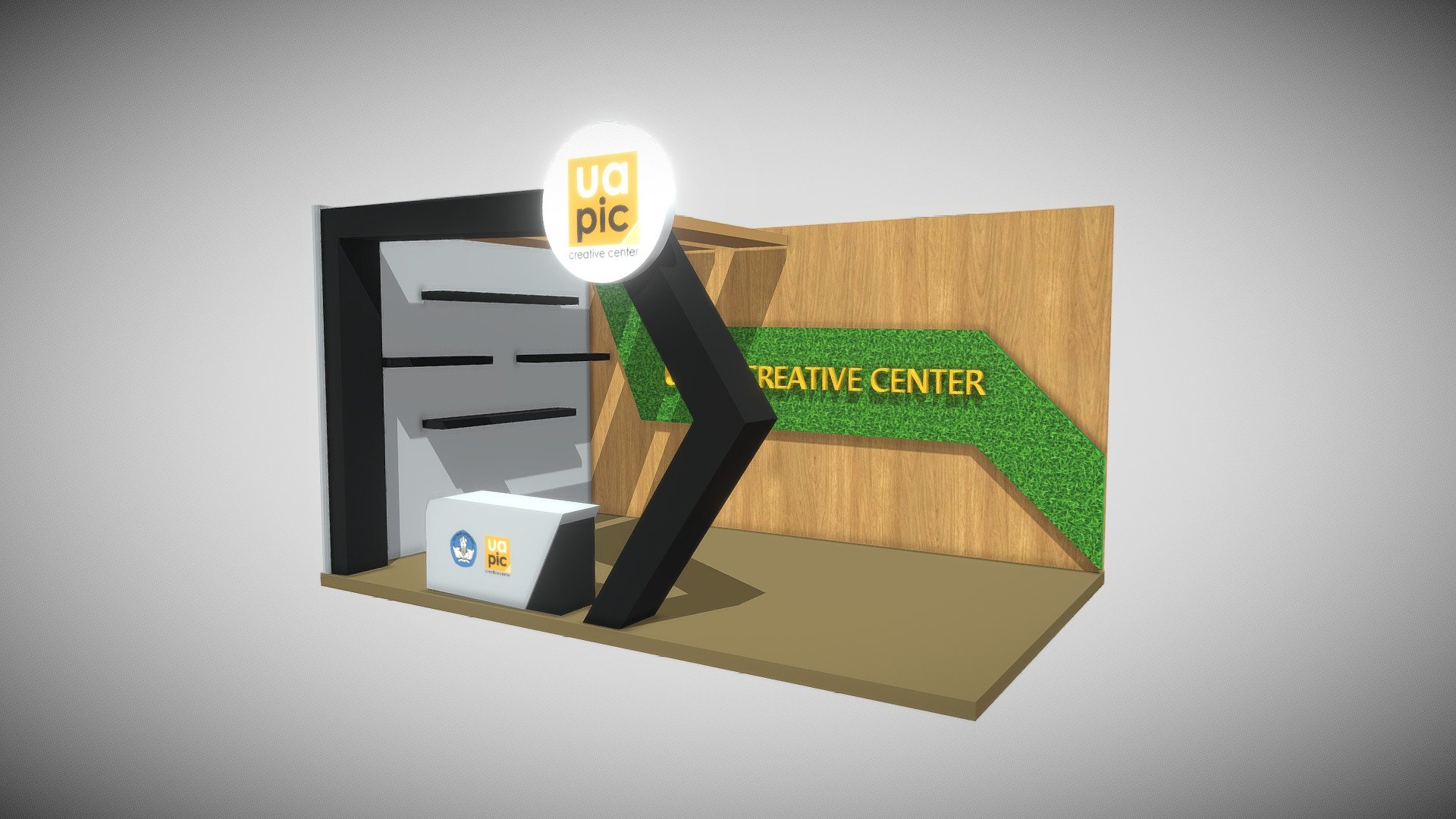 booth B3 - Download Free 3D model by alfanesta [c2113e4] - Sketchfab
