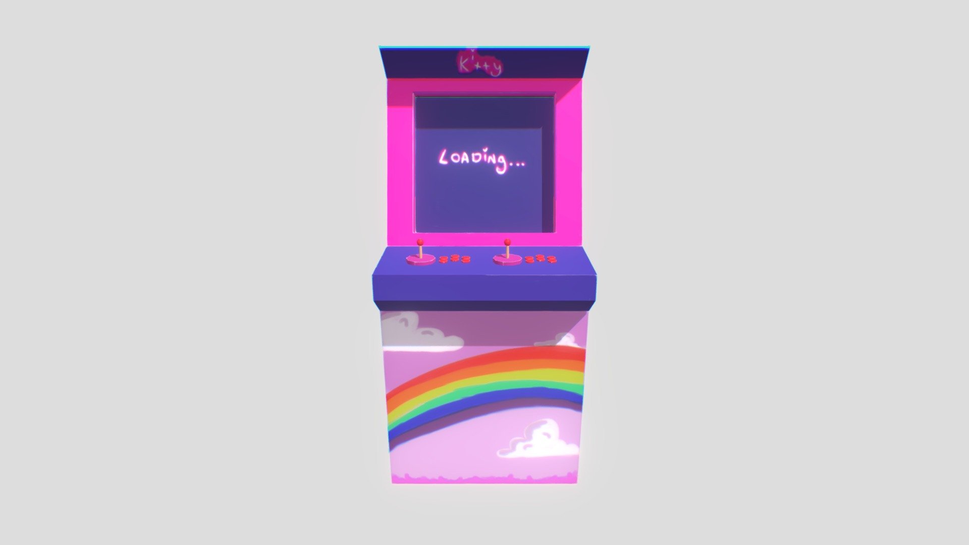 Rainbow arcade - 3D model by mooniex05 [c211c35] - Sketchfab