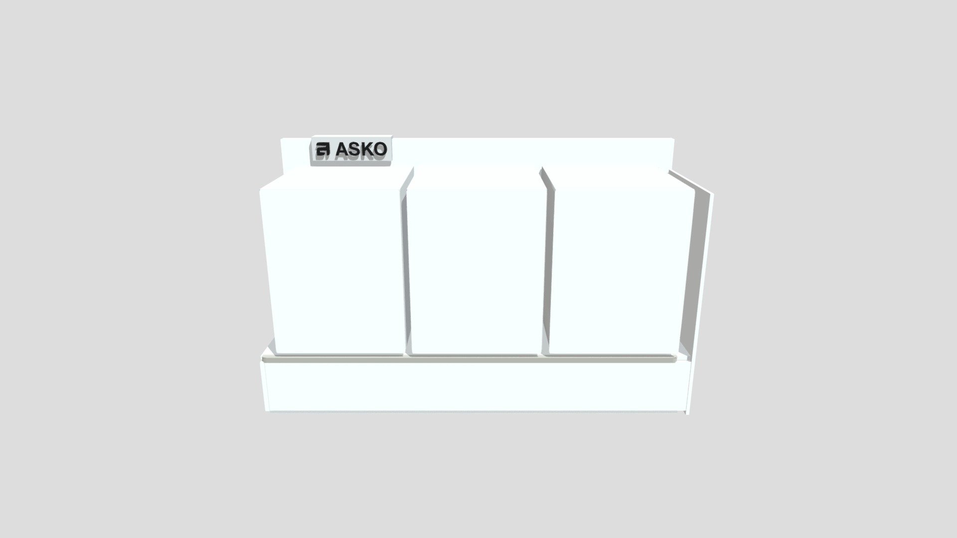 ASKO 3 Bay Laundry V2.1 - 3D model by justinpartridge [c212da5] - Sketchfab