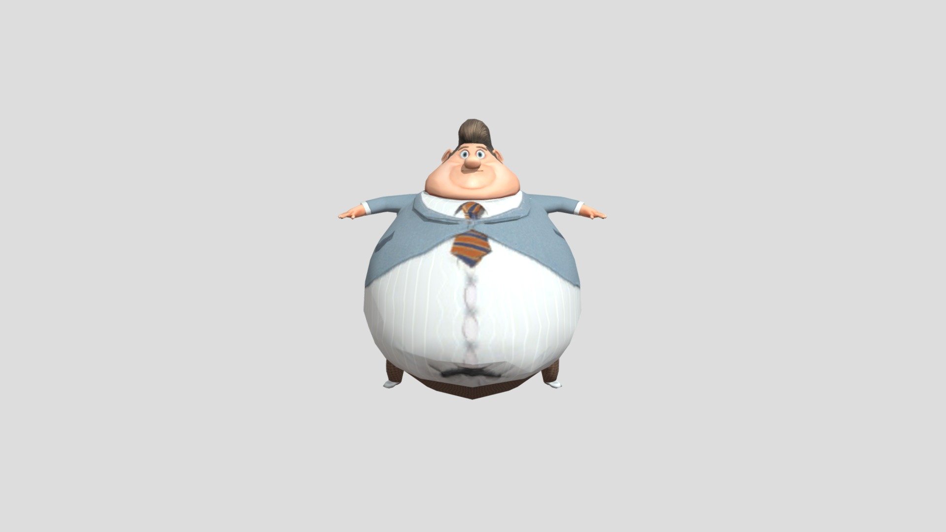fat mayor doing the toothless dance - Download Free 3D model by patrick ...