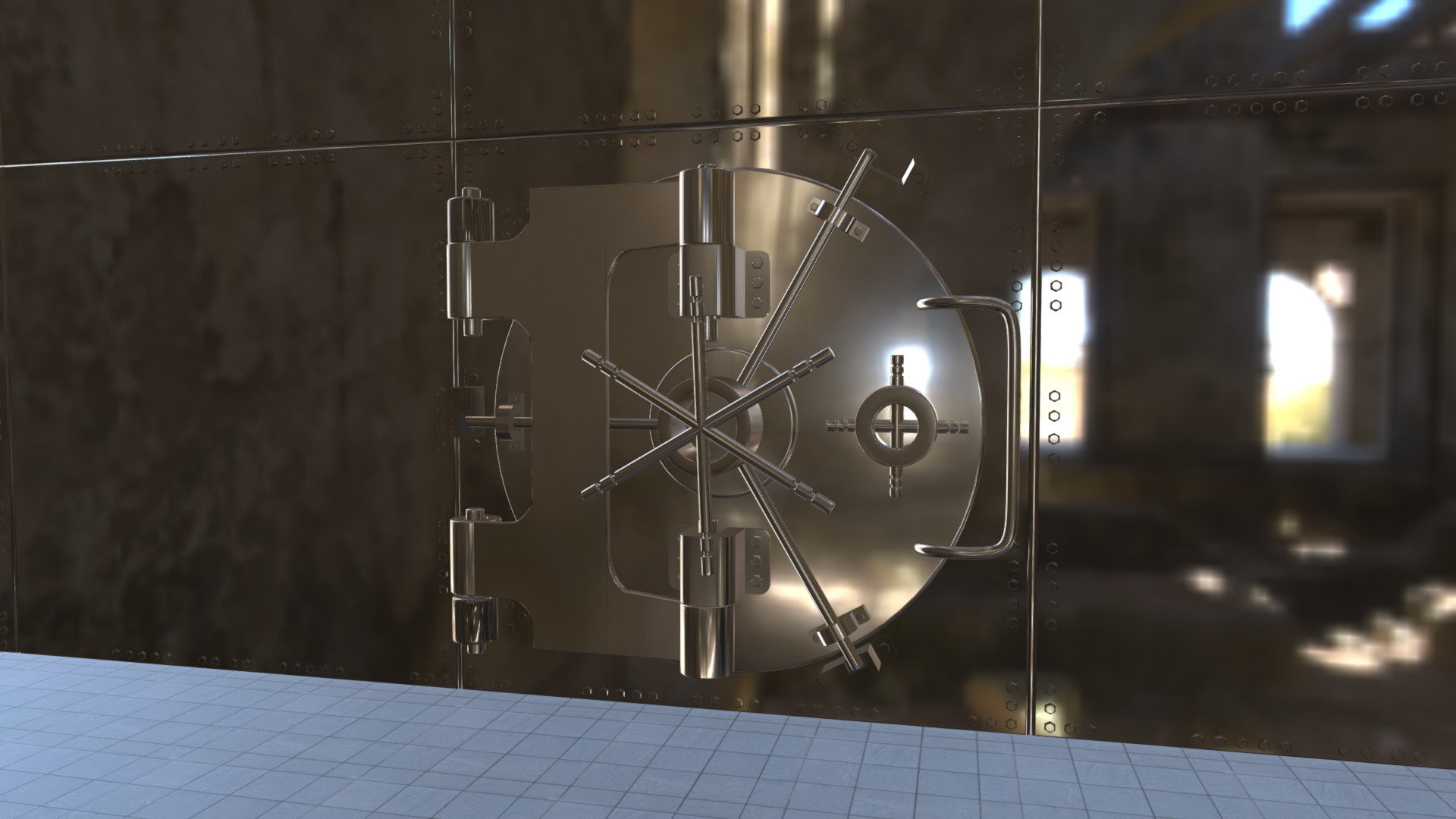 Bank Vault Model - Buy Royalty Free 3D model by walkermd [c214259 ...