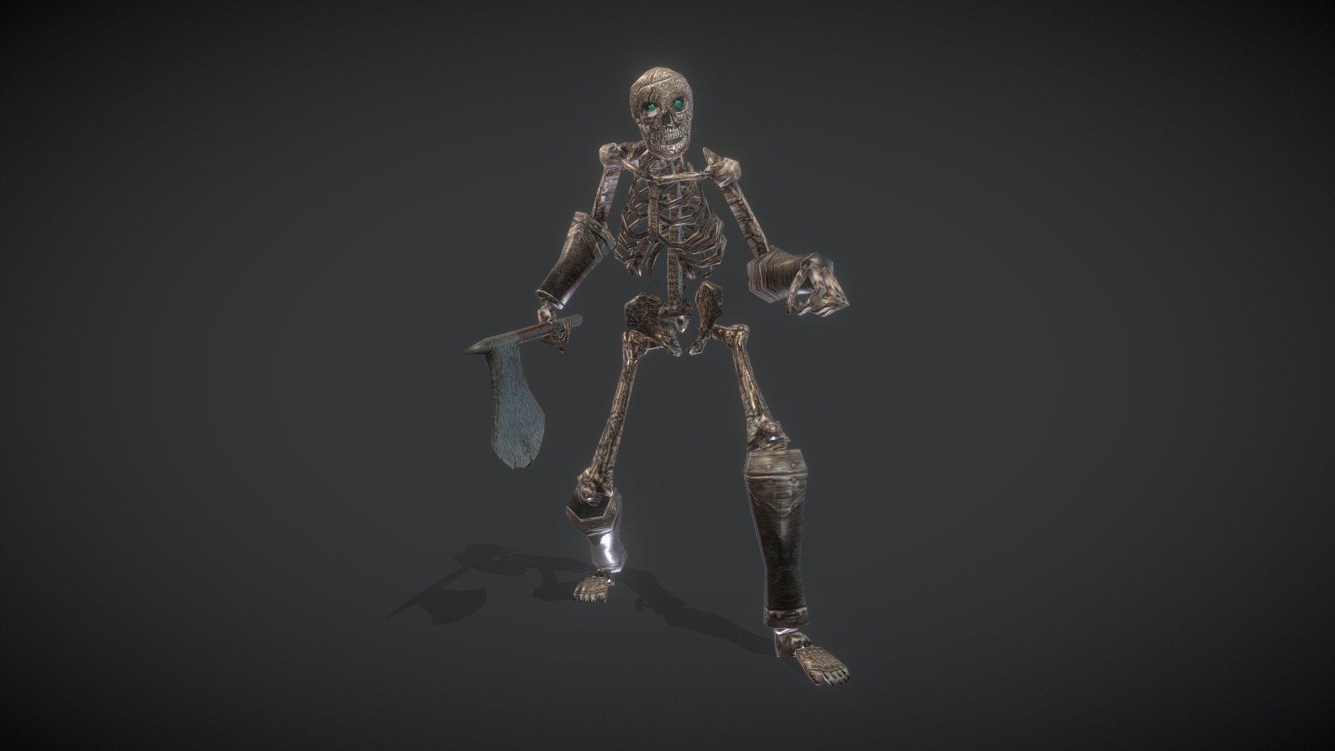 Skeleton Soldier C - 3D model by Tokiyoshi Takaya (@takayatokiyoshi ...