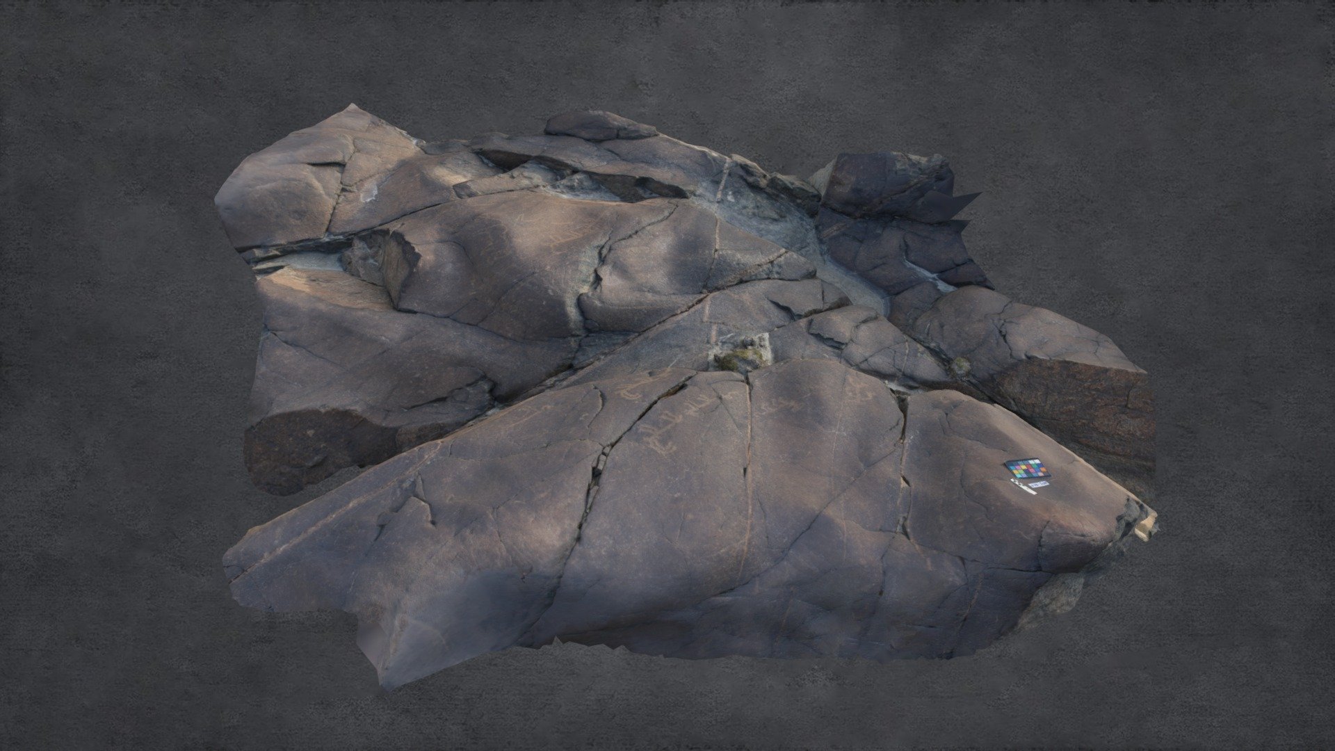 Rock Carving at HodarGah (Rock 110-6) - 3D model by cvlablums [c21731c ...