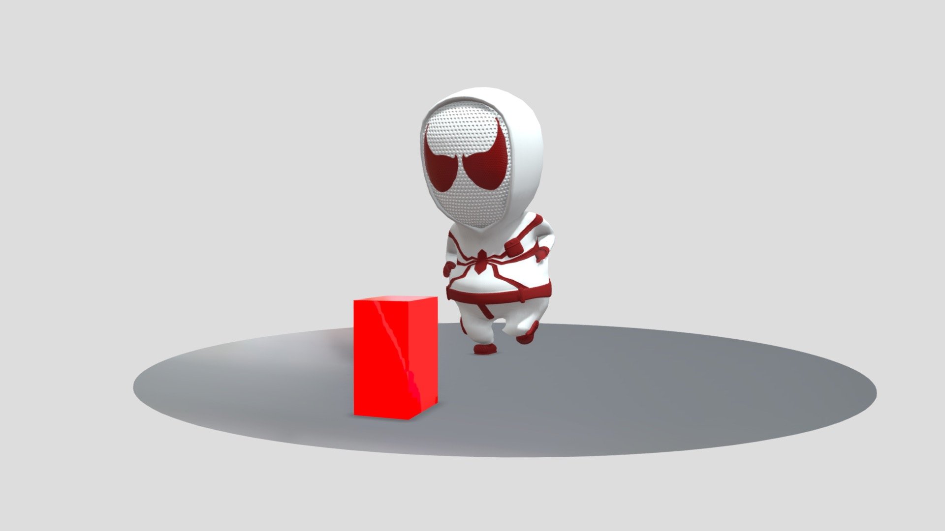 squid game spider soldier red - 3D model by navarro.tenyo [c21813d ...