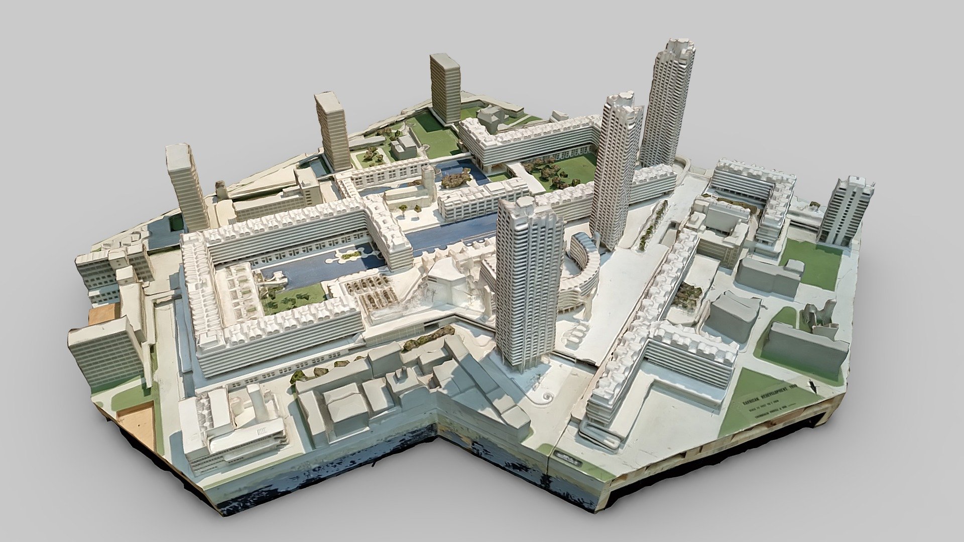 Barbican Estate Model - Download Free 3D model by artfletch [c218e2c ...