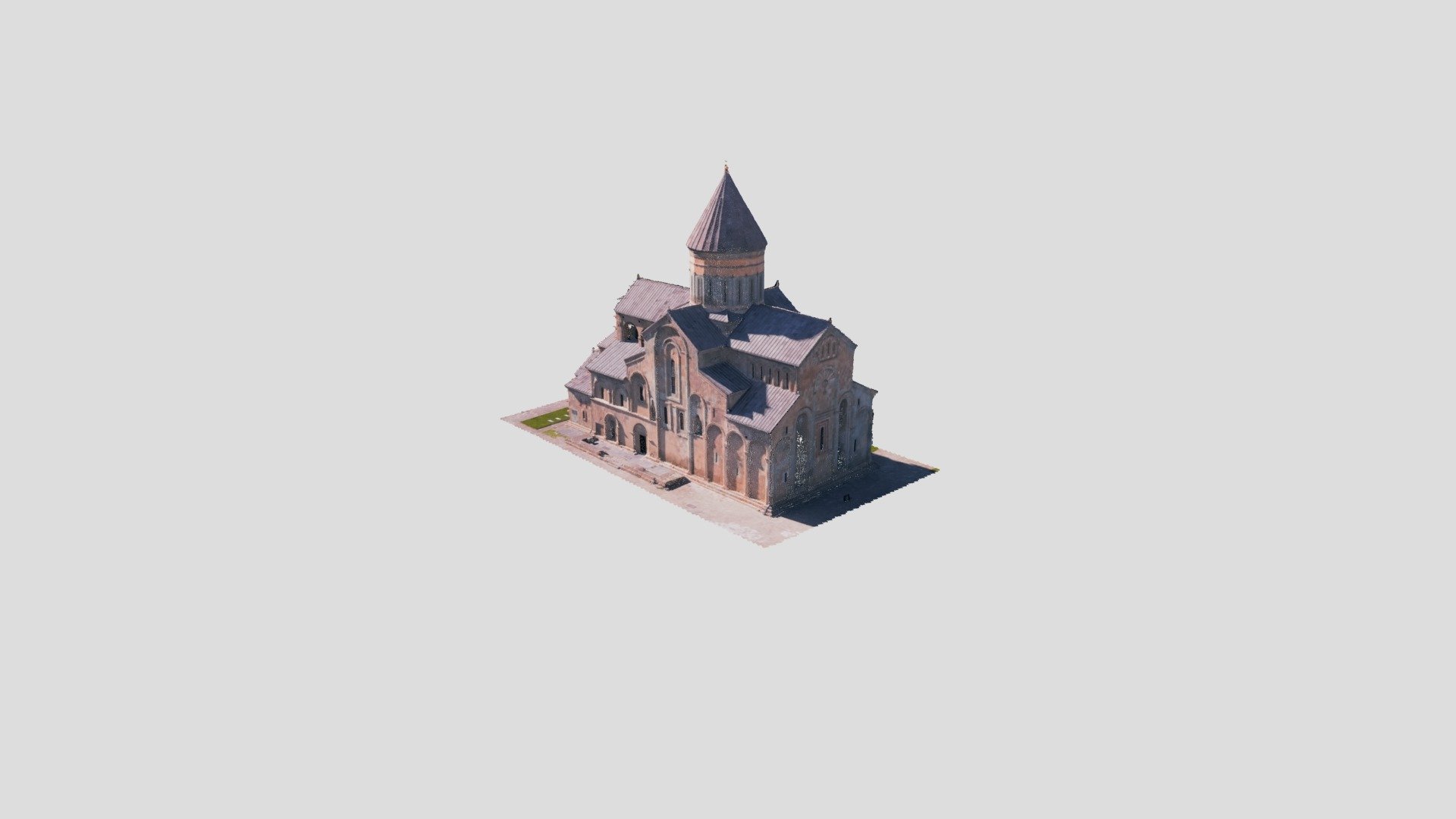 Svetitskhoveli cathedral point cloud - Download Free 3D model by ...
