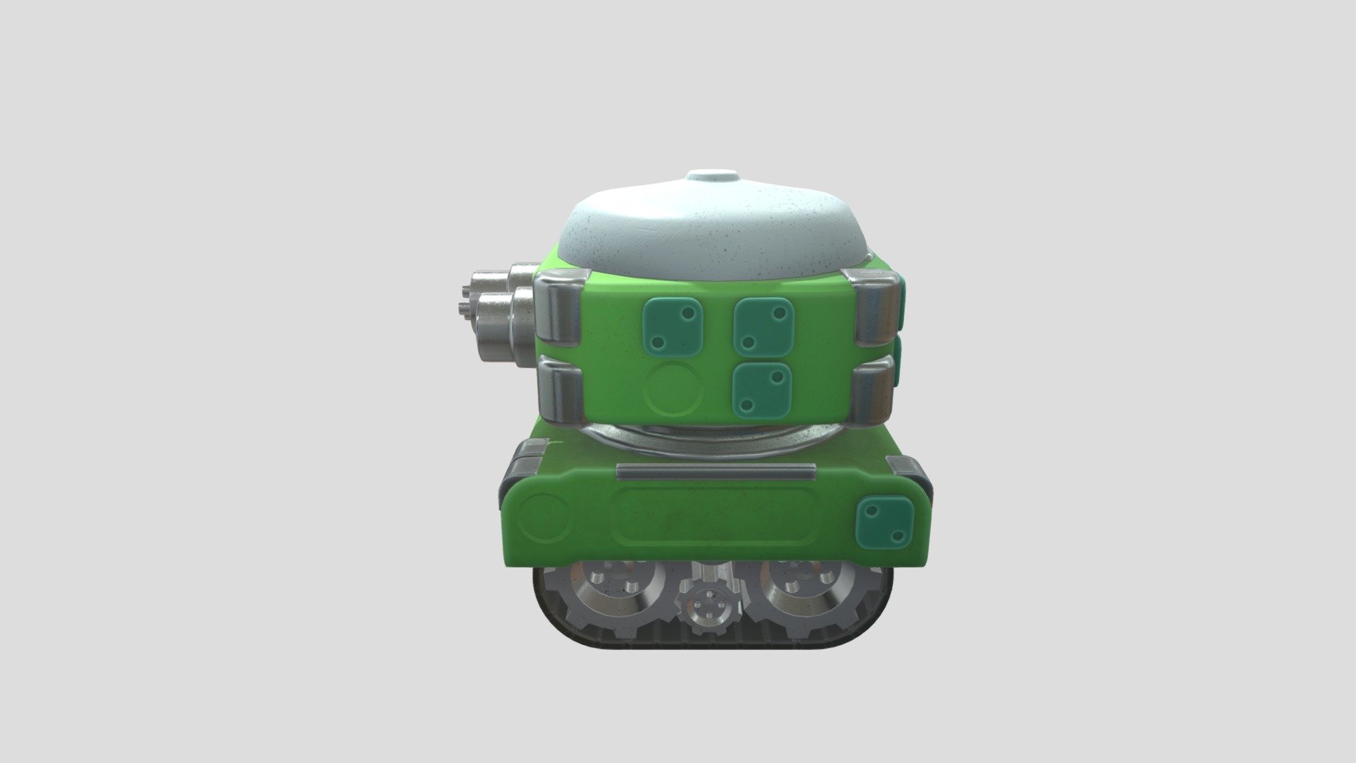 Cute Tank Scene - 3D model by JeroenGesquiere [c21a8e8] - Sketchfab