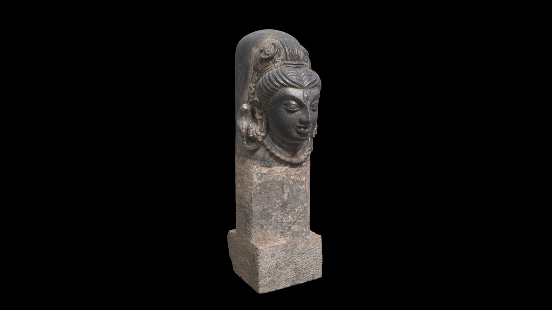 1973.73 One-Faced Linga (Ekamukhalinga) - Download Free 3D model by ...