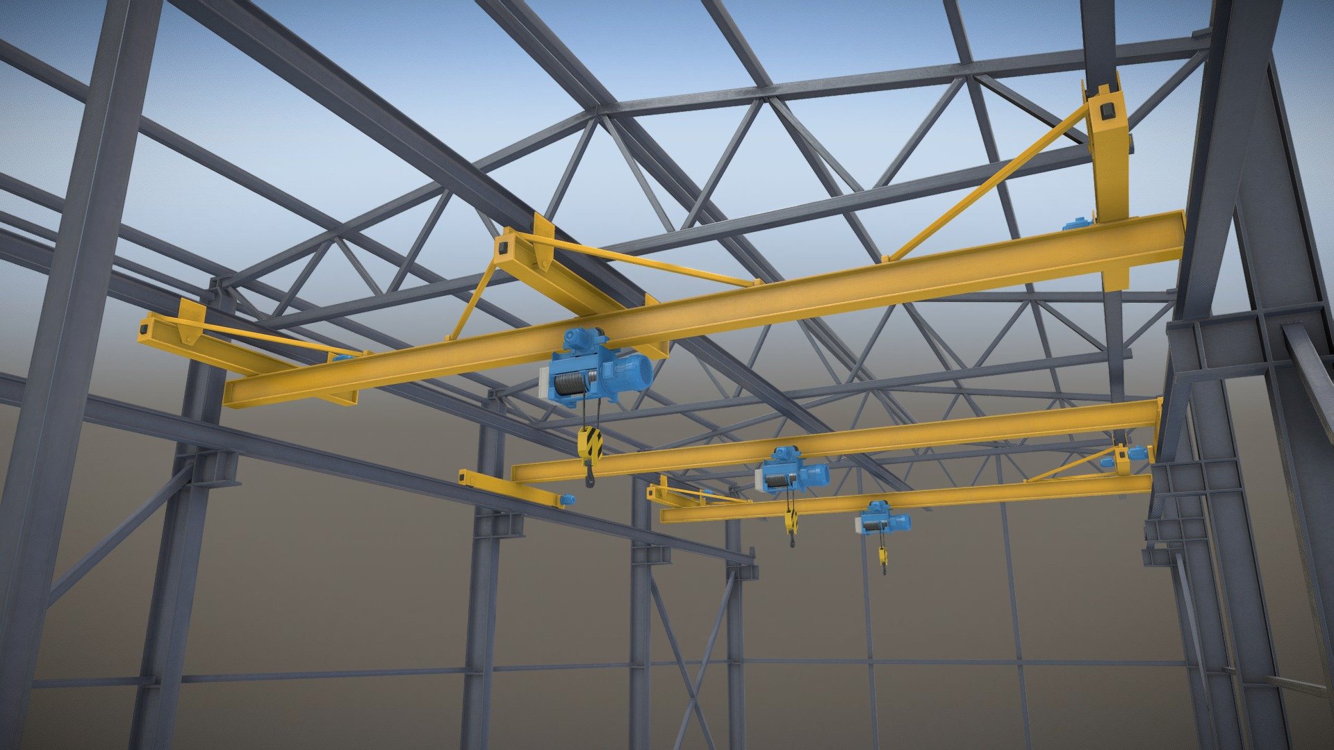 Crane Beam - 3D model by warcool [c21cb8b] - Sketchfab