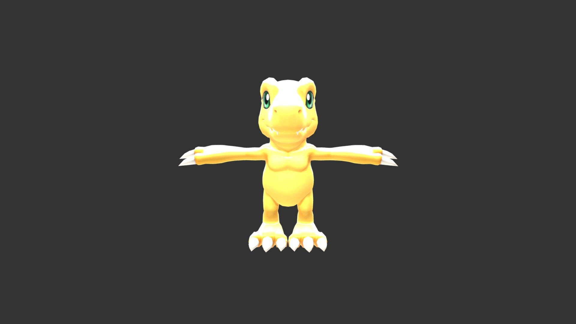 Digimon Linkz - Agumon - Download Free 3D model by akennedy007 [c21da25 ...