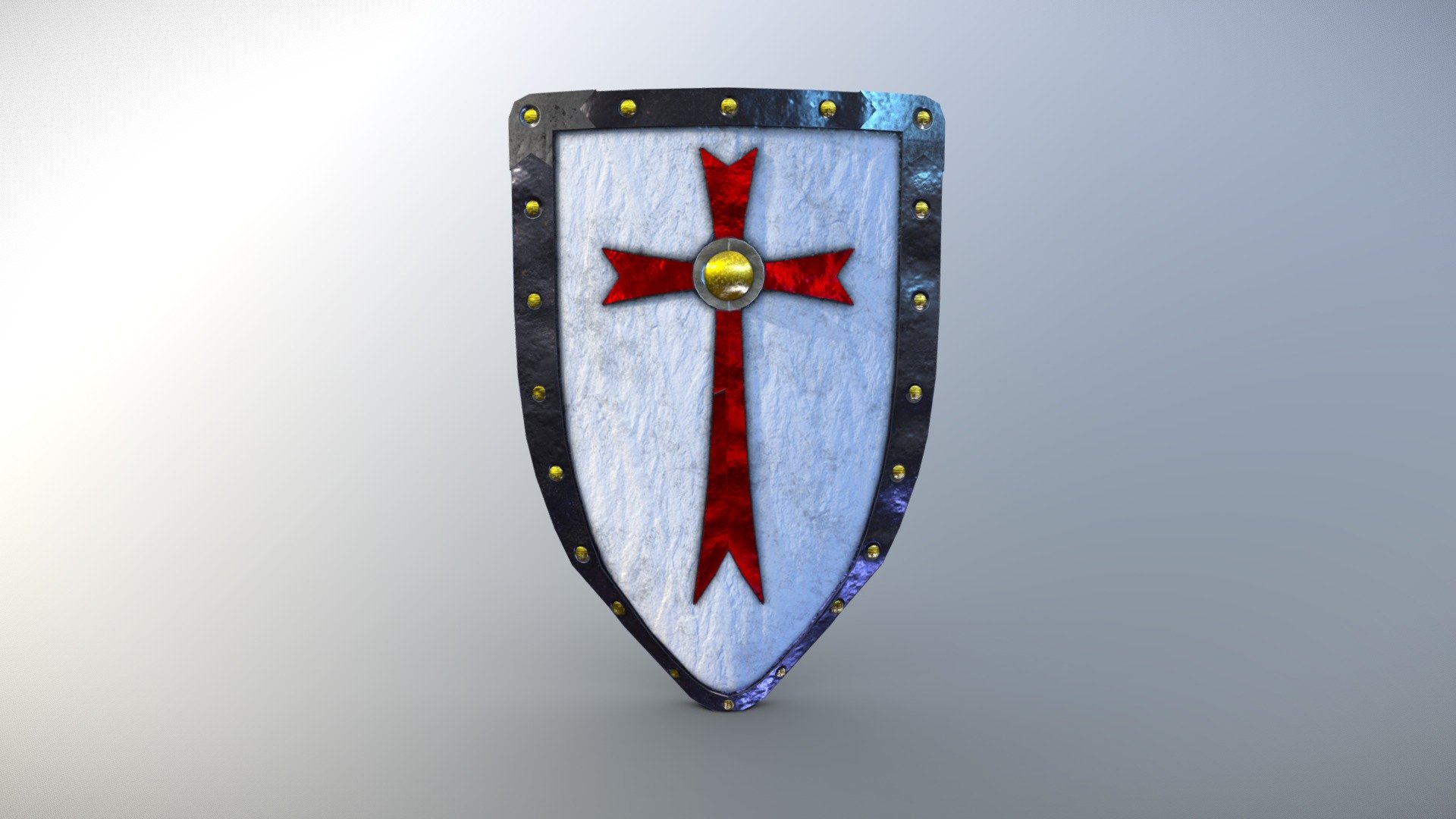 Templar Shield - Download Free 3D model by Besk.art [c21e2a4] - Sketchfab