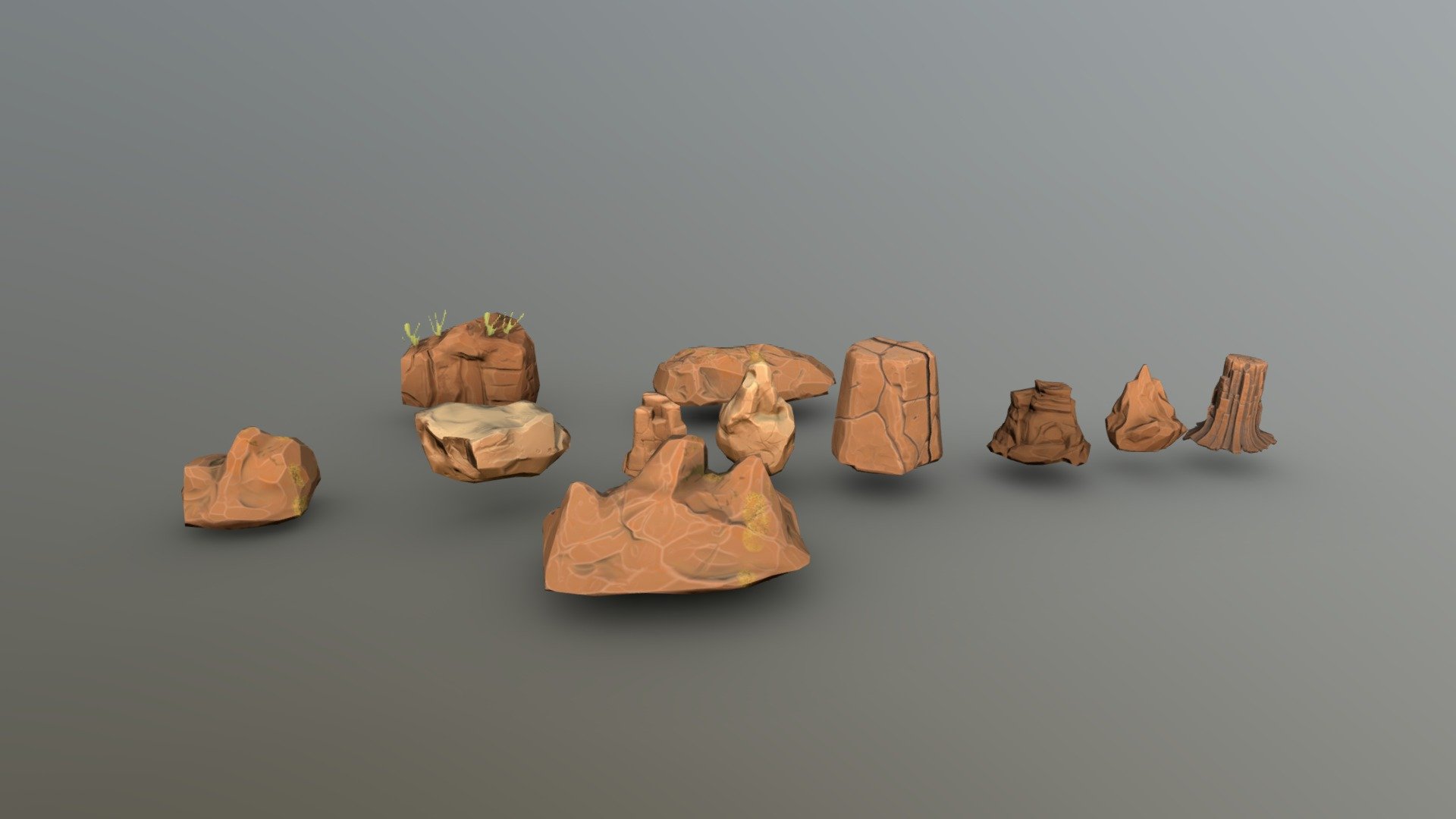 Stylized Rock - 3D model by yusuf (@yusuf4141) [c21fe83] - Sketchfab