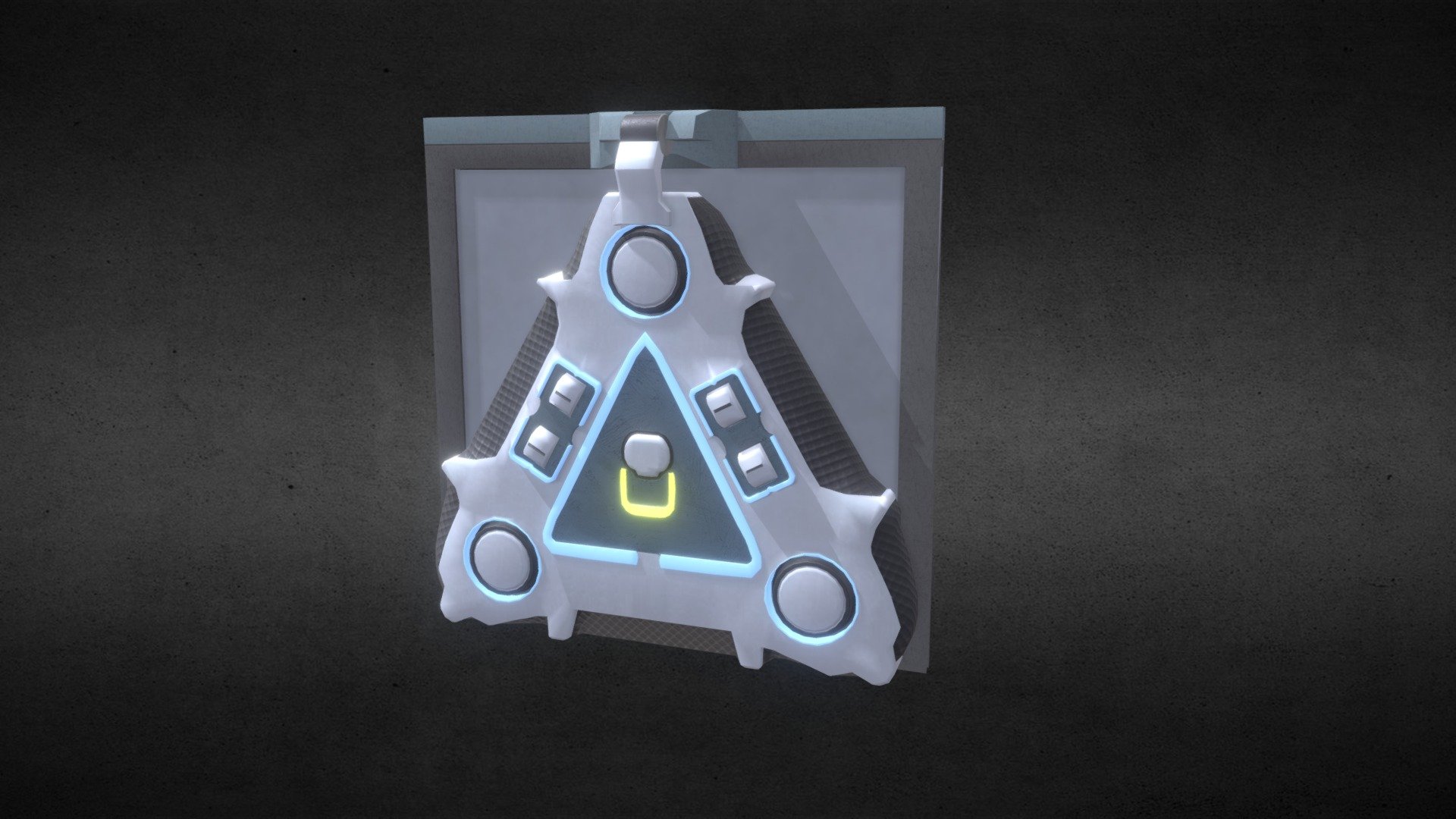 Cyber Punk Vault Door Asset - 3D model by Jerry Gibbons (G Squared Art ...