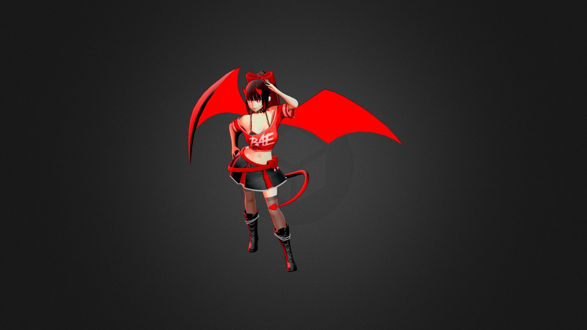 Devil Baecon - 3D model by genzosen [c2205d2] - Sketchfab