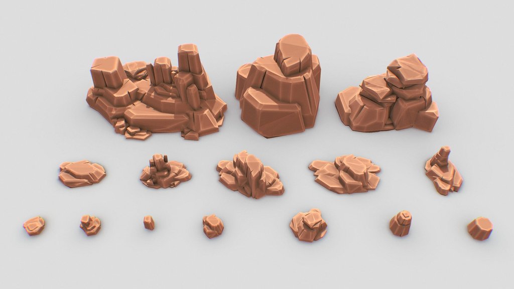 The Simpsons Desert Rocks - Roblox Models - A 3D model collection by ...