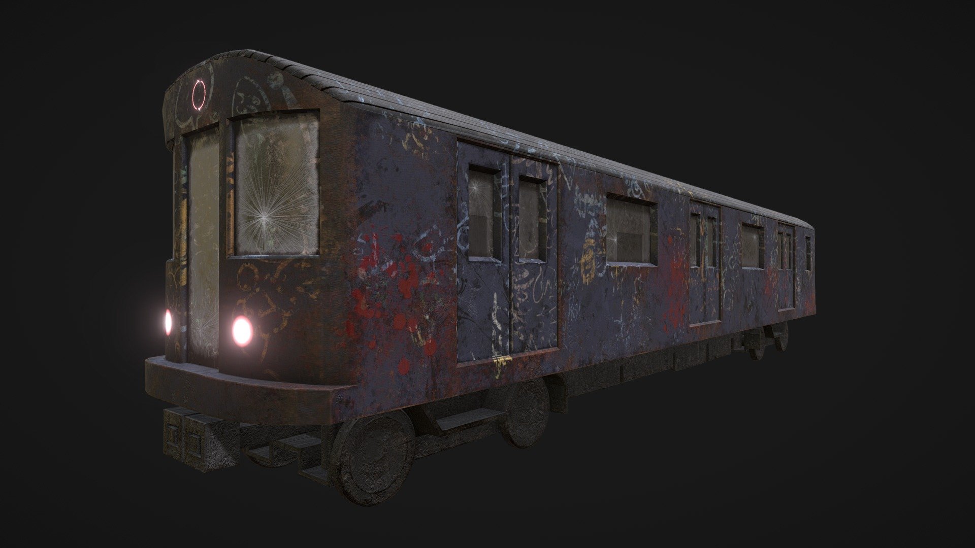 Subway Train - 3D model by Vincent Bonnet 3D (@vincentbonnet3d ...