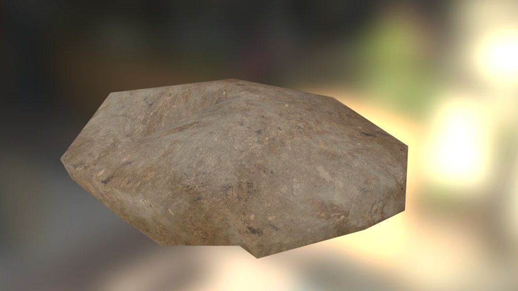 Low poly Rock - 3D model by aminmissaoui [c222c9d] - Sketchfab