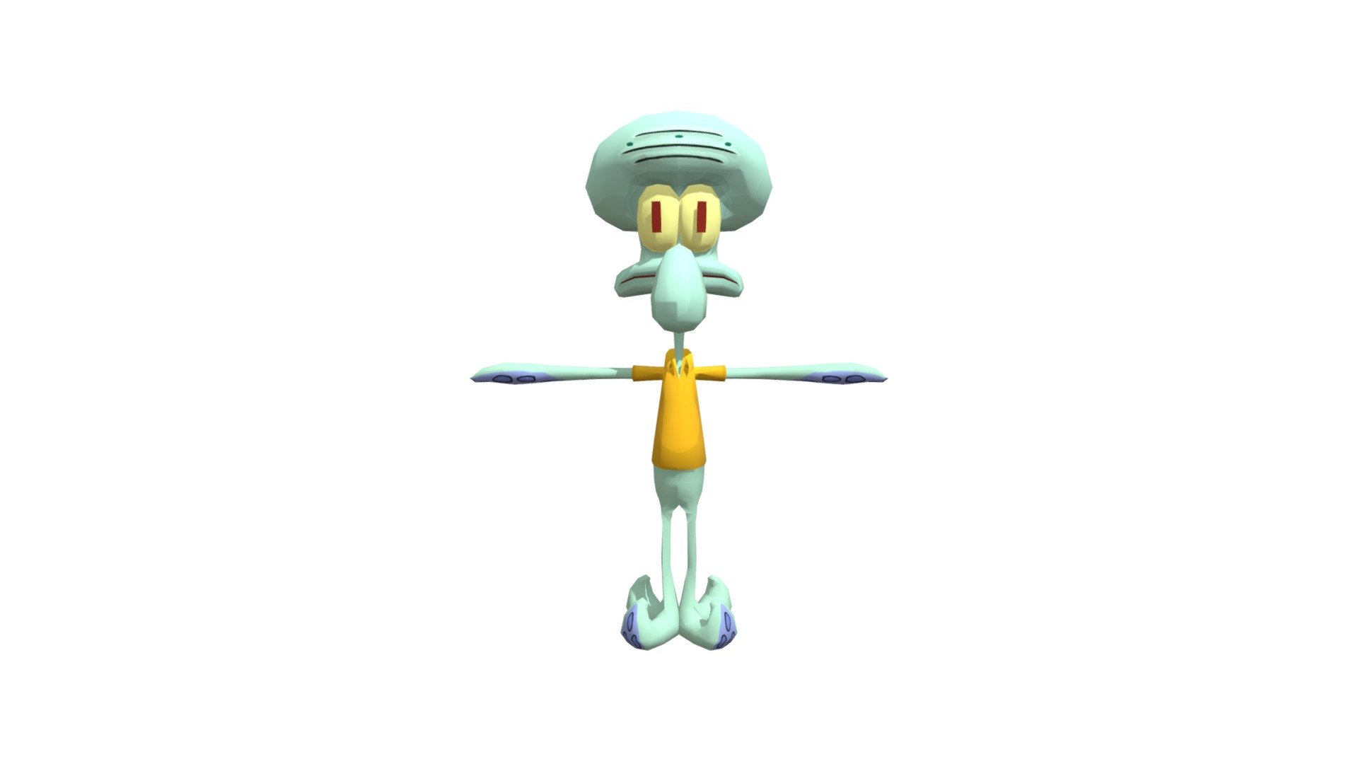 Squidward - Download Free 3D model by gaddiellartey2010 [c223ebb ...