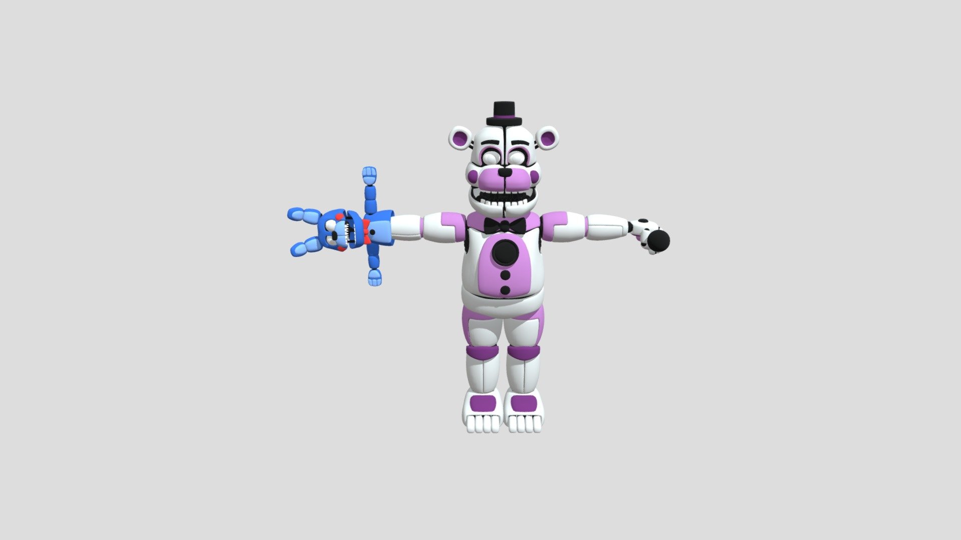 Funtime Freddy VR Fixed - Download Free 3D model by FNaFSL23 [c22458e ...