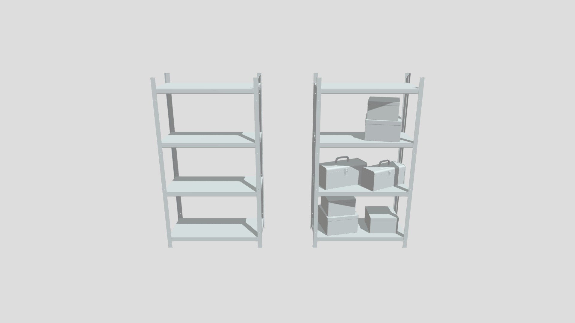 Garage Shelving Unit - Download Free 3D model by renie_art [c224ad2 ...