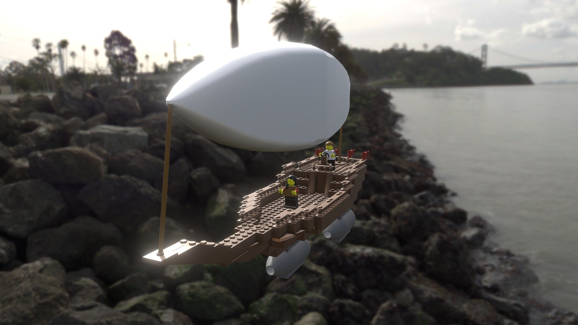 Lego Airship - Download Free 3D model by maddog11239 [c228420] - Sketchfab