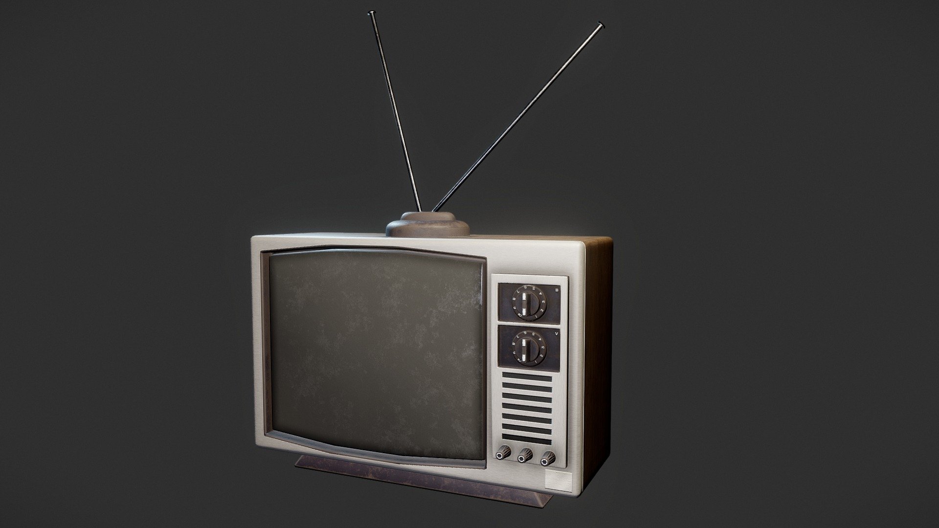 80's Television - 3D model by amt16 [c2289f4] - Sketchfab