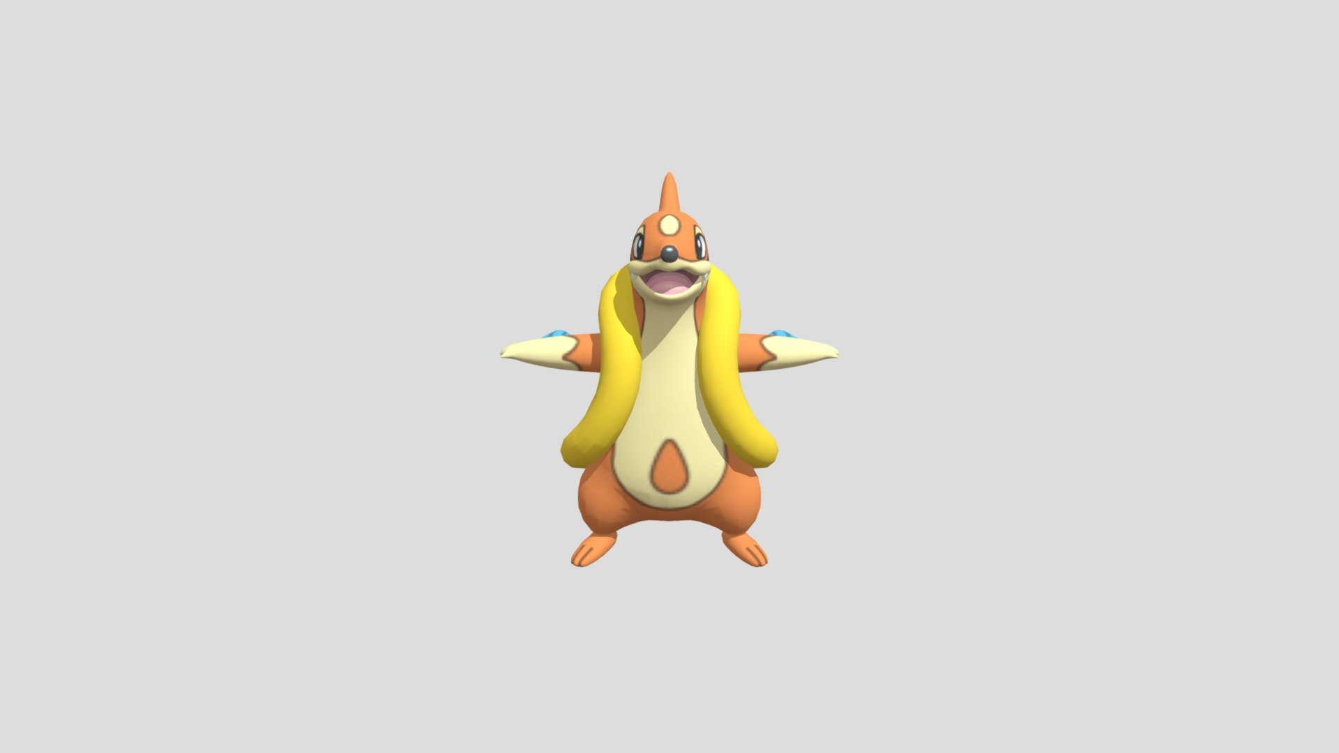 Floatzel - Download Free 3D model by nguyenlouis32 [c228d33] - Sketchfab