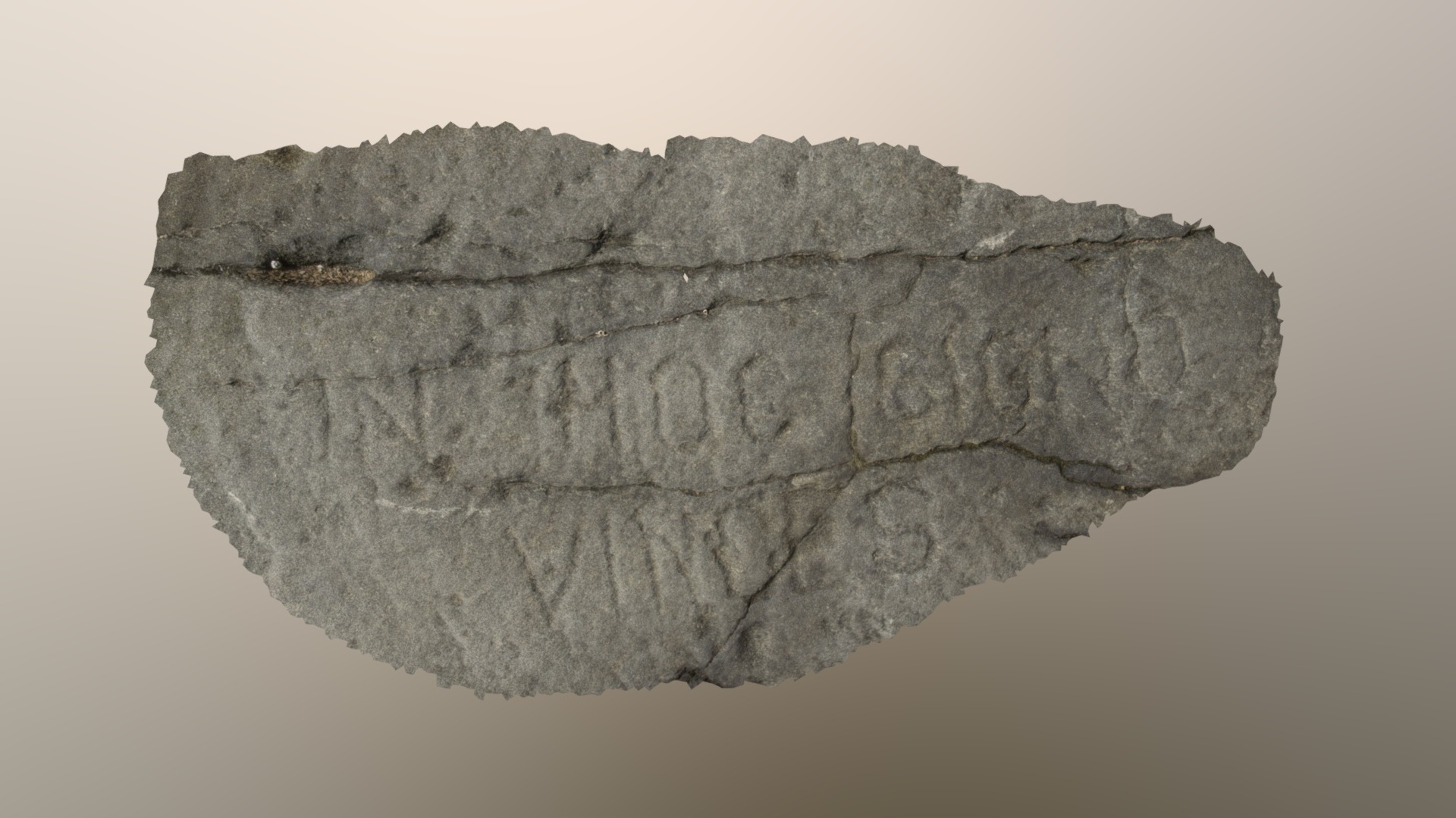 In Hoc Stone Inscription - 3D model by Historytec [c22c457] - Sketchfab
