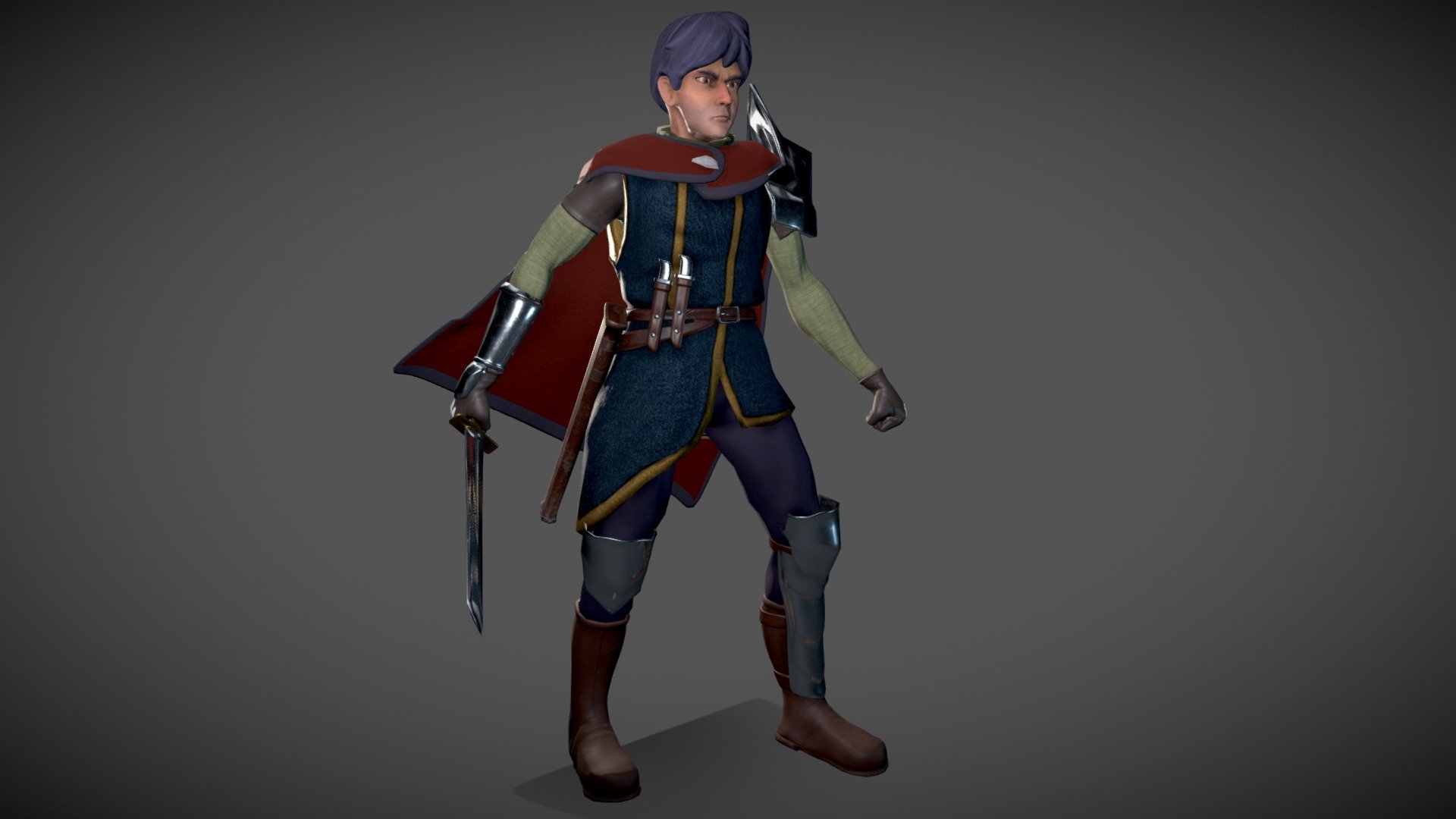 Fantasy/Squire(male) - Download Free 3D model by Northcliffe [c22cd07 ...