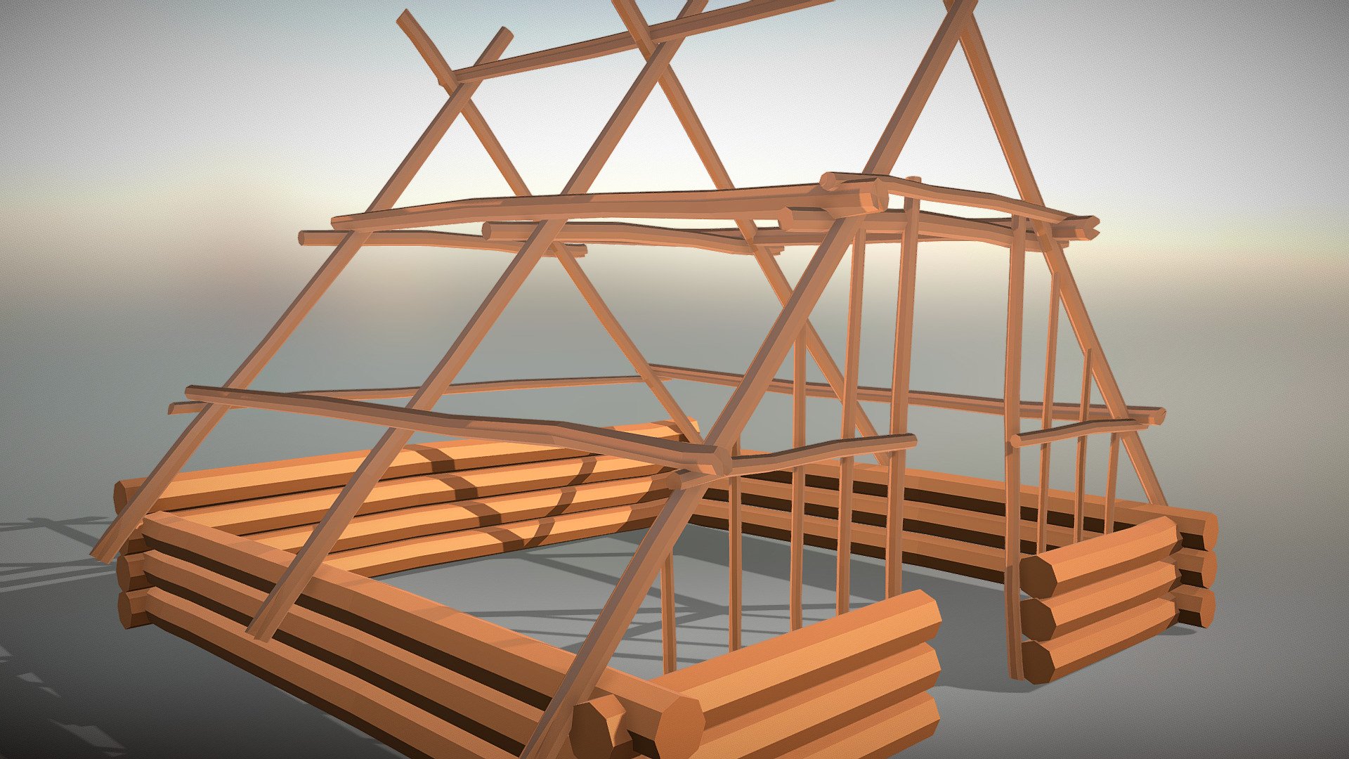 Woodcraft Shelter - 3D model by Quarks [c230633] - Sketchfab