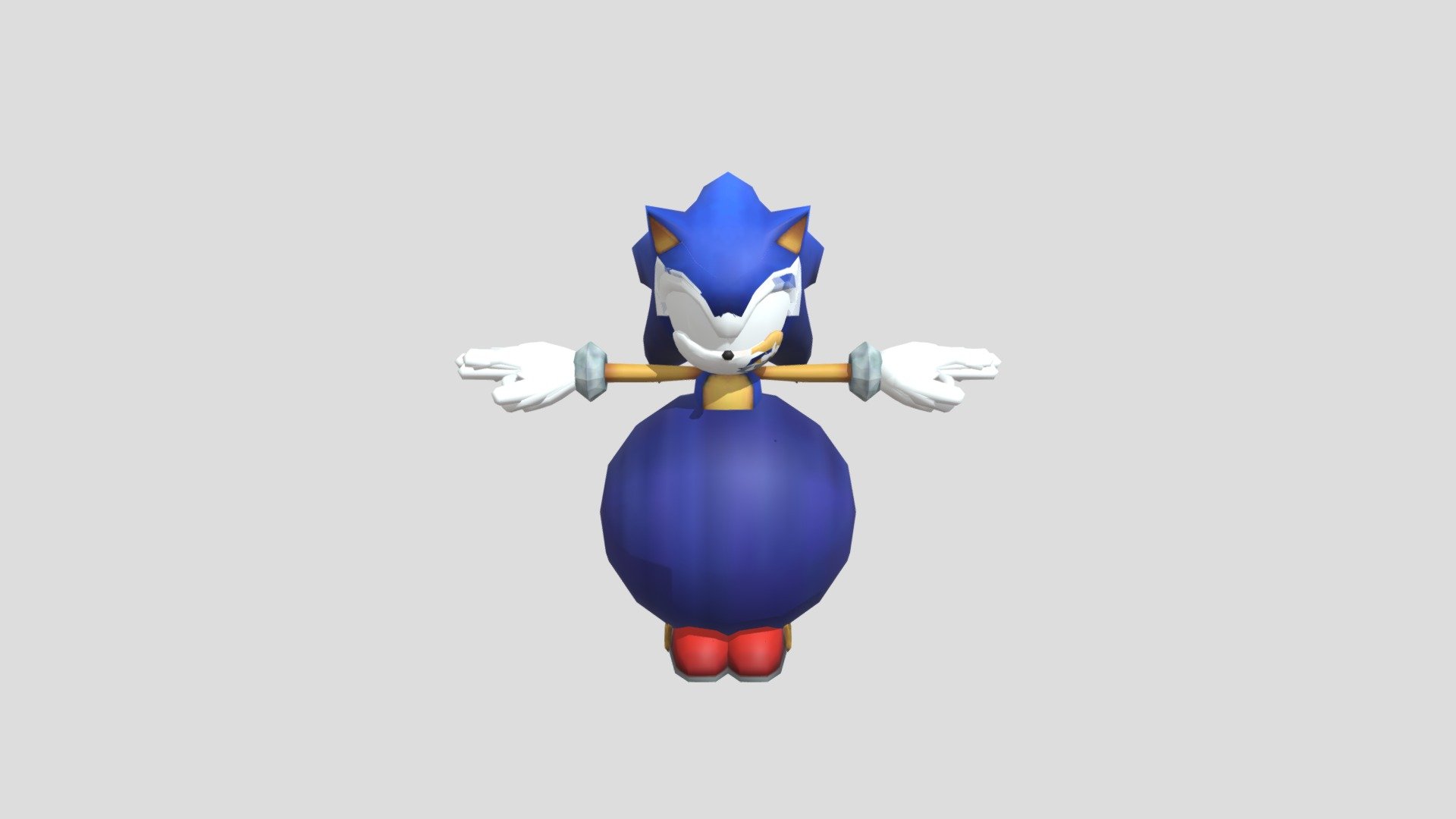 sonic_low_n_c01 - 3D model by wgc021849 [c2321f8] - Sketchfab