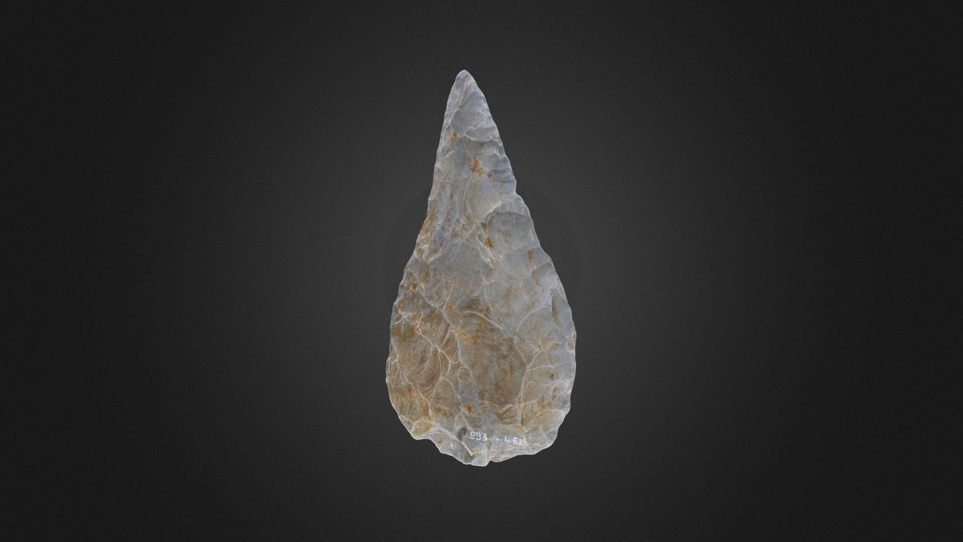 Biface - 3D model by Grand Patrimoine de Loire-Atlantique, Musée Dobrée ...