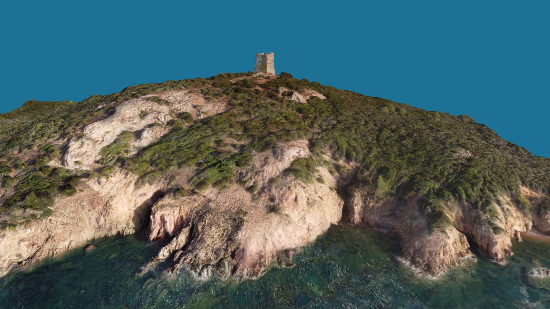 Tour ile Pinarellu Nord - 3D model by Pierre.Pilou [c236d65] - Sketchfab