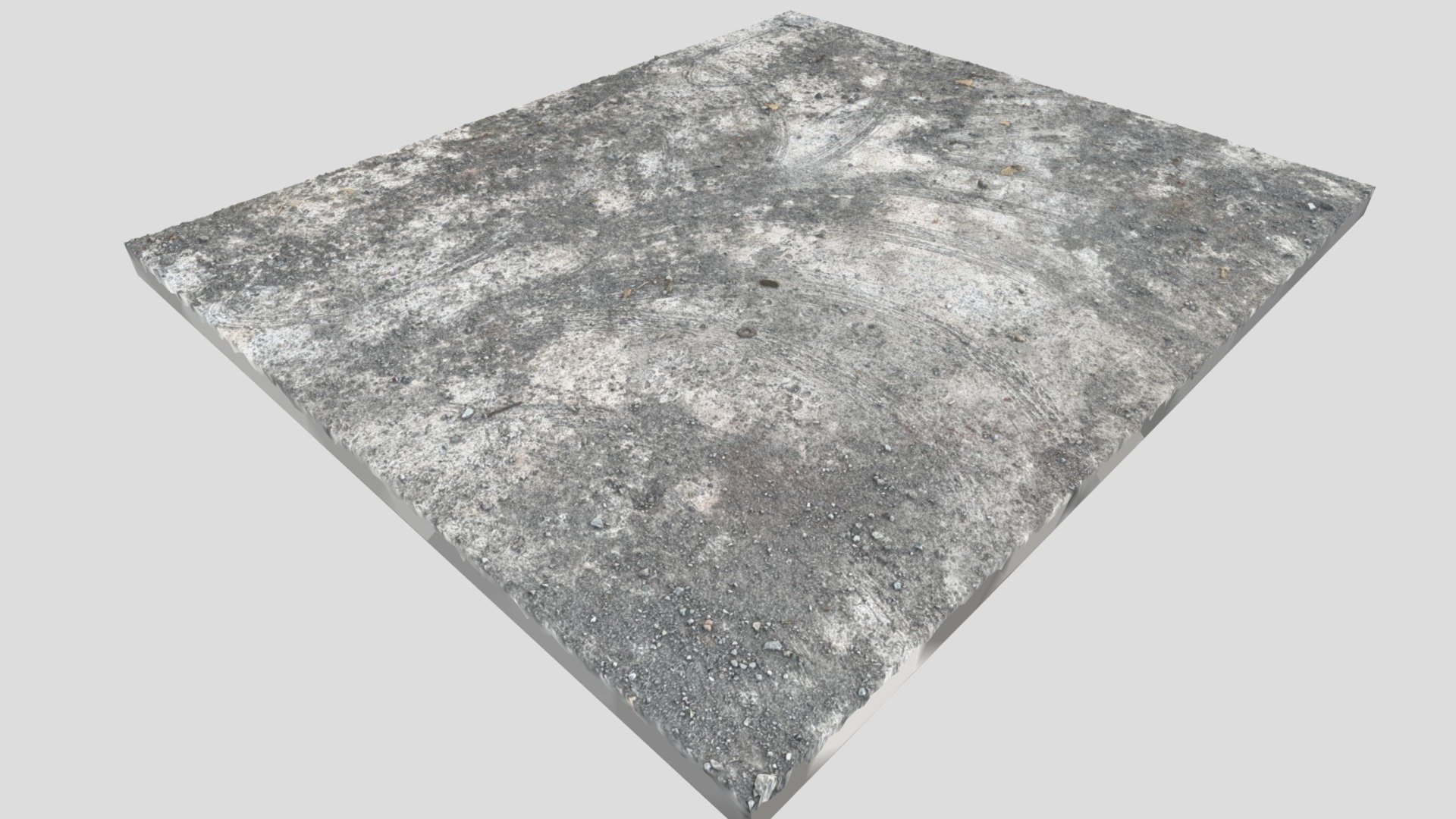 Concrete Construction Site Surface - Download Free 3D model by ...