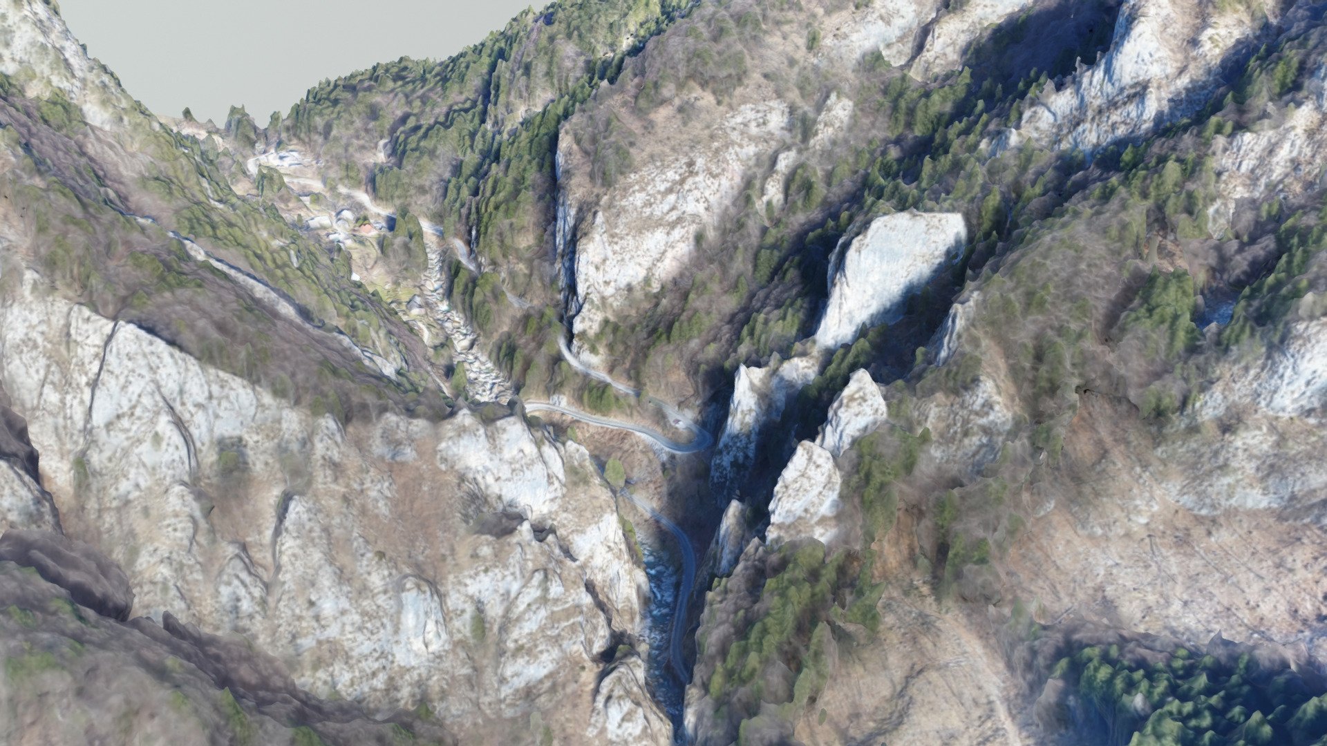 Dovžanova soteska (hires-resampled) - 3D model by Marko Vrabec (@okram ...