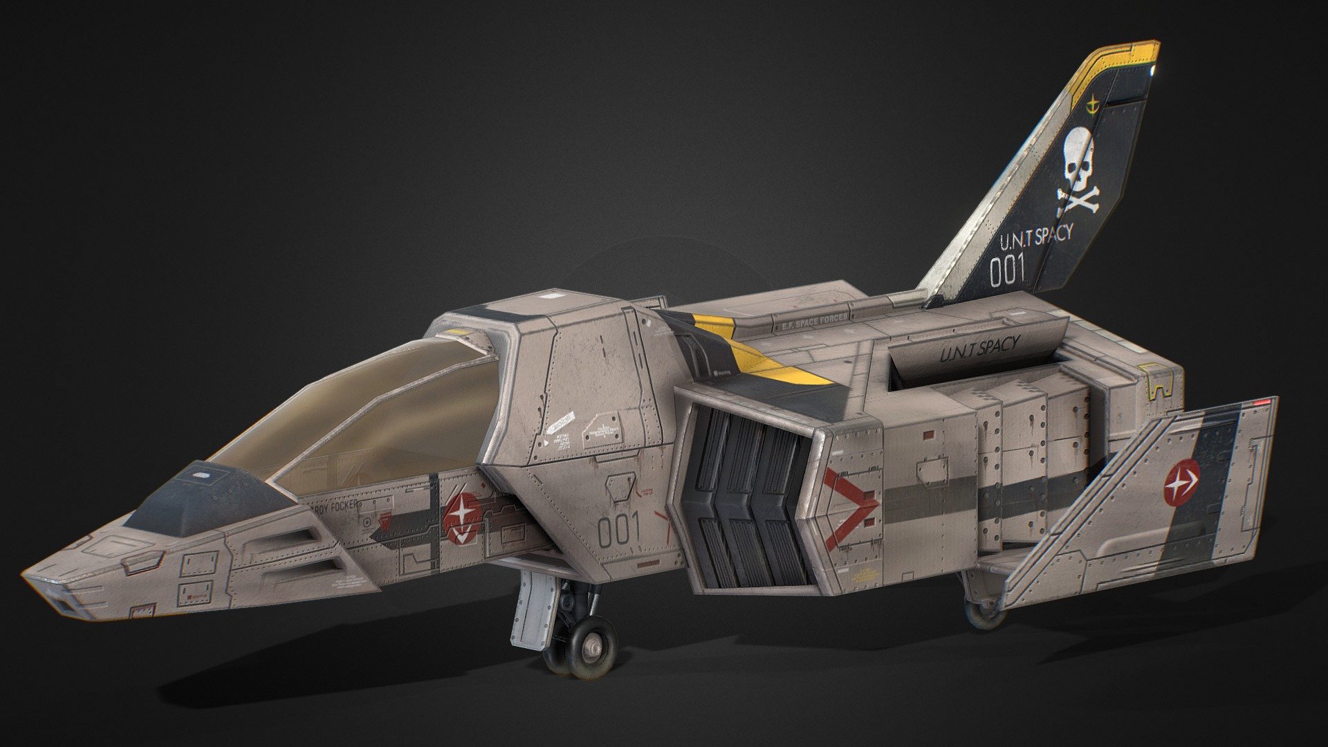 FF-X7 Core Fighter Ver. Macross - 3D model by One Year War Mod ...
