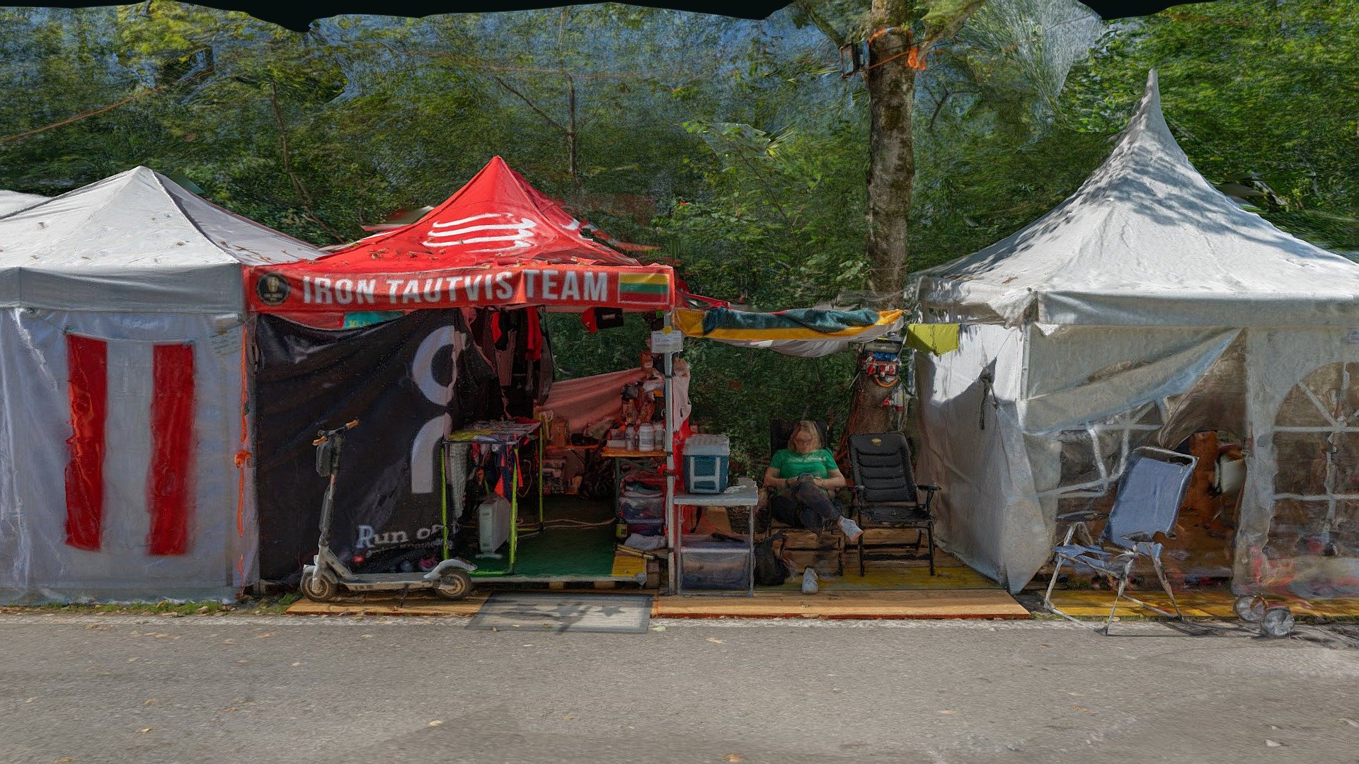 Camp of The Double Deca Ultratriathlon - Download Free 3D model by ...