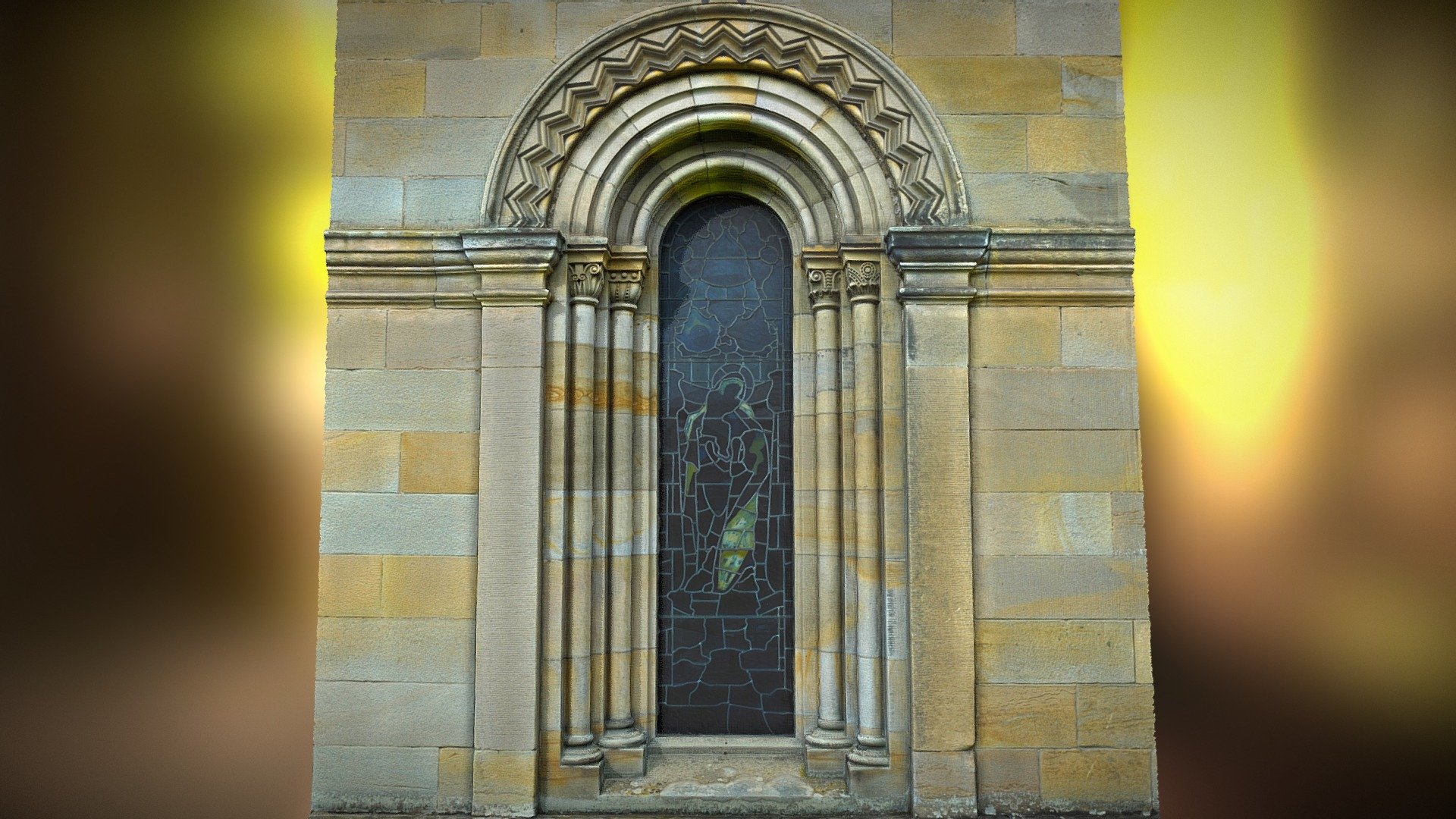 Chapel Window - 3D model by Paul (@paul3uk) [c23a906] - Sketchfab