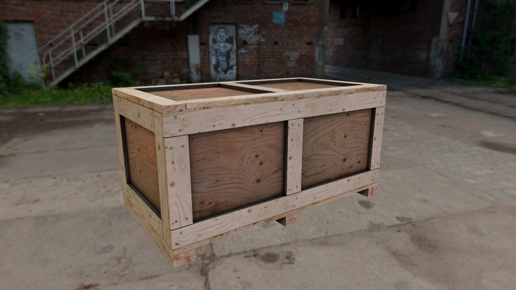 Low Poly Crate - 3D model by kmears [c23ae39] - Sketchfab