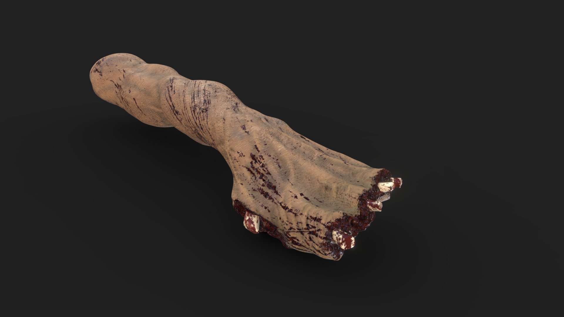 Zombie Hand - Severed/Cut Fingers - Download Free 3D model by hoffwerr ...