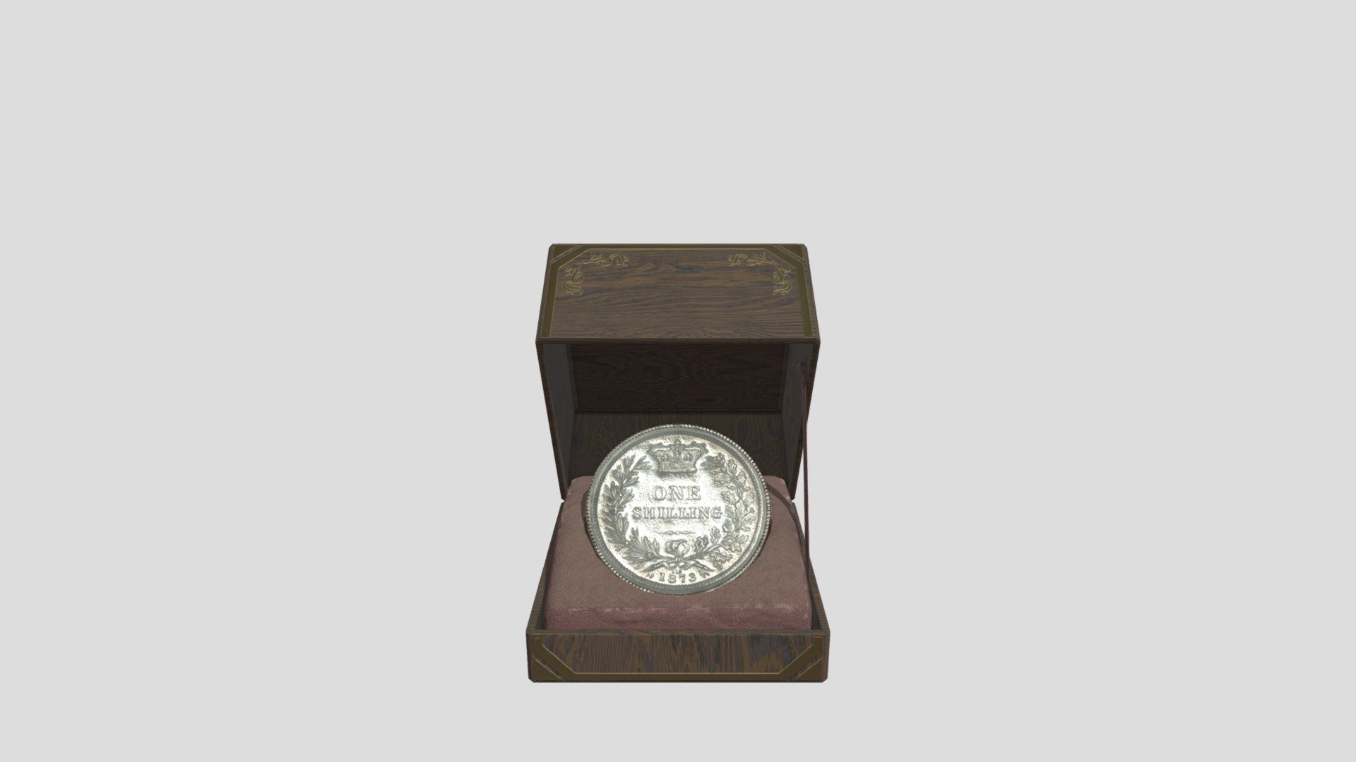 1873 Shilling - 3D Scan - 3D model by CanopyCreative [c23d236] - Sketchfab