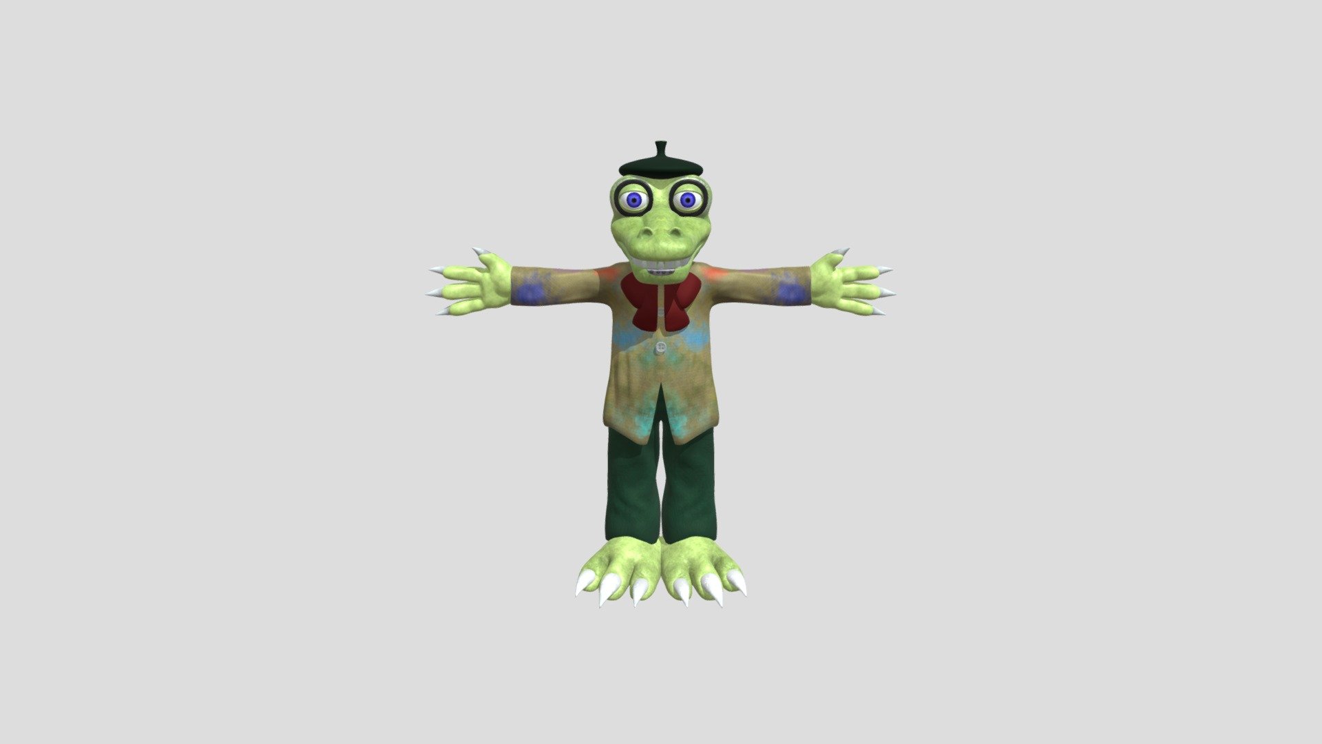 Arty Alligator By DOM Studio - Download Free 3D model by danyestrada4 ...